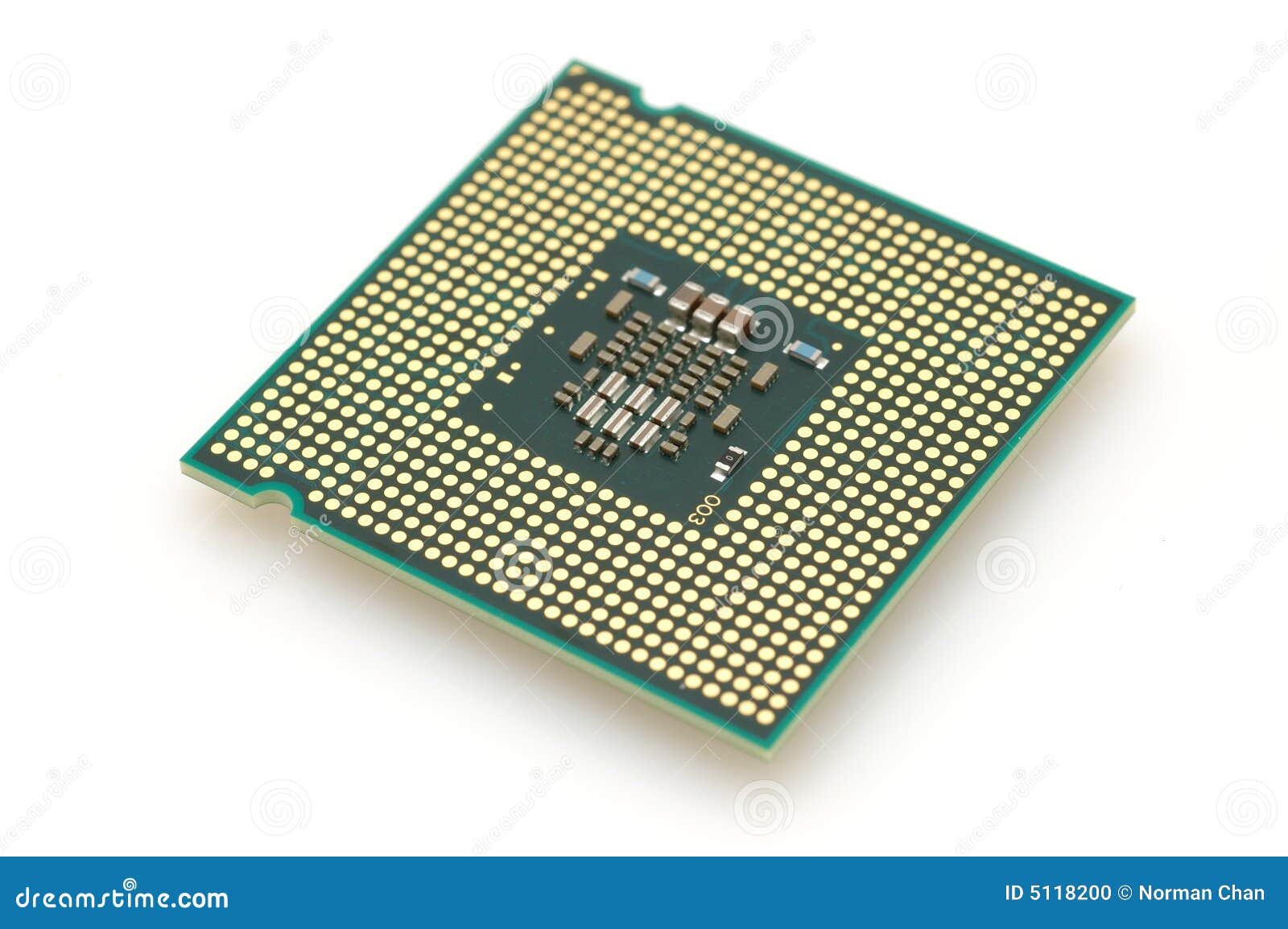 Processador do computador foto de stock. Imagem de micro - 5118200