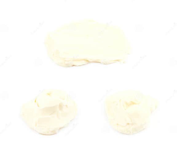 Processed Cheese Spread Isolated Stock Image - Image of decorated ...