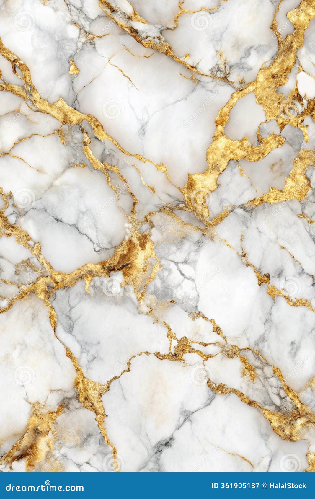 Processed Collage Of White And Gold Marble Texture Background For 3D ...
