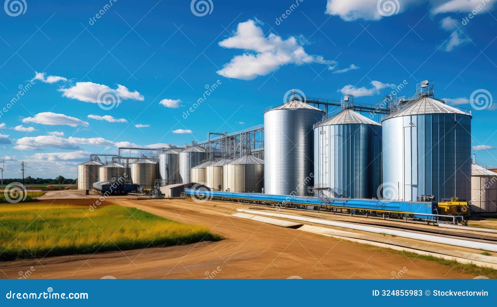 Processed feed agriculture stock illustration. Illustration of ...