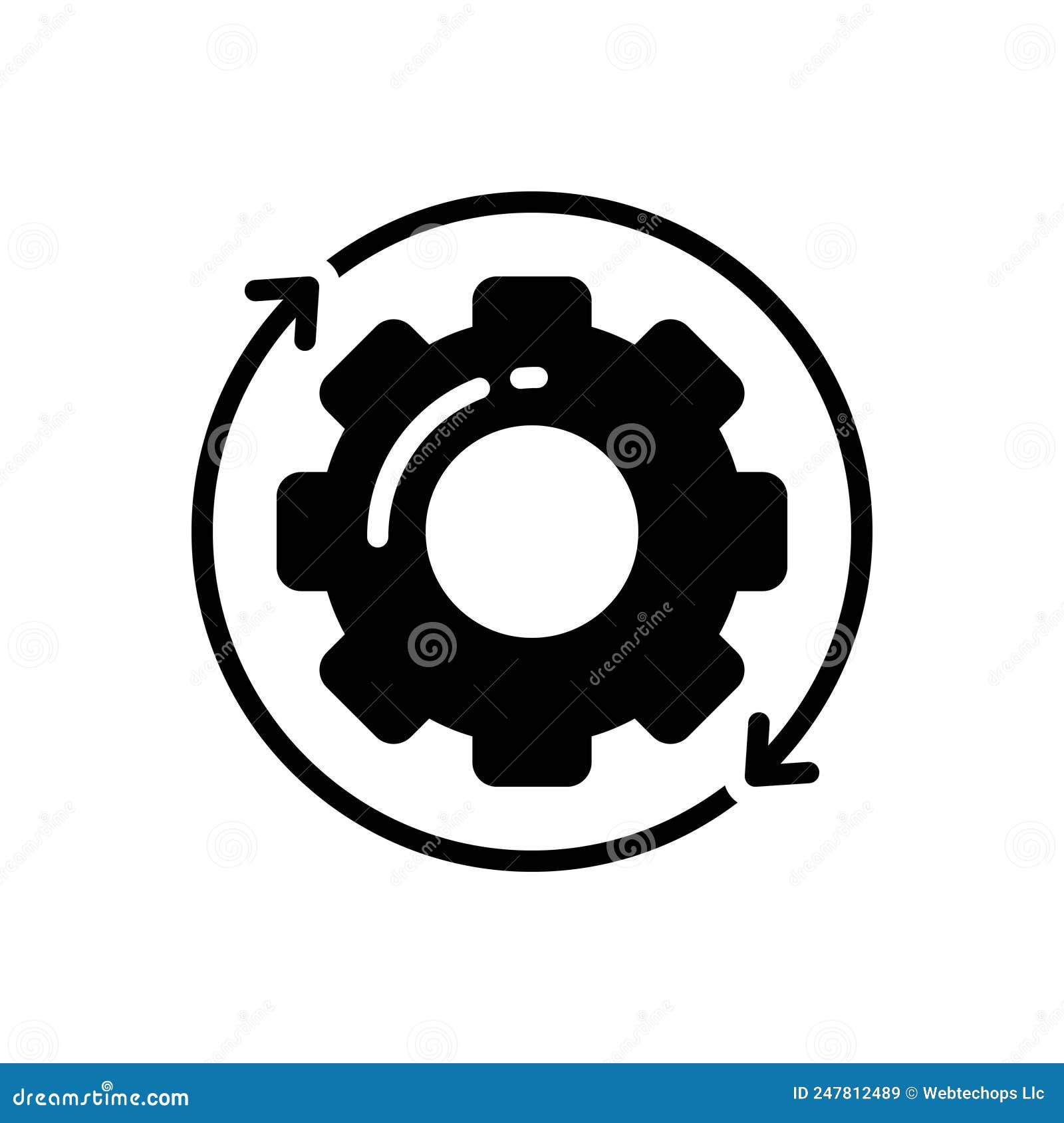 Black Solid Icon For Processed, Prepared And Operation Cartoon Vector ...