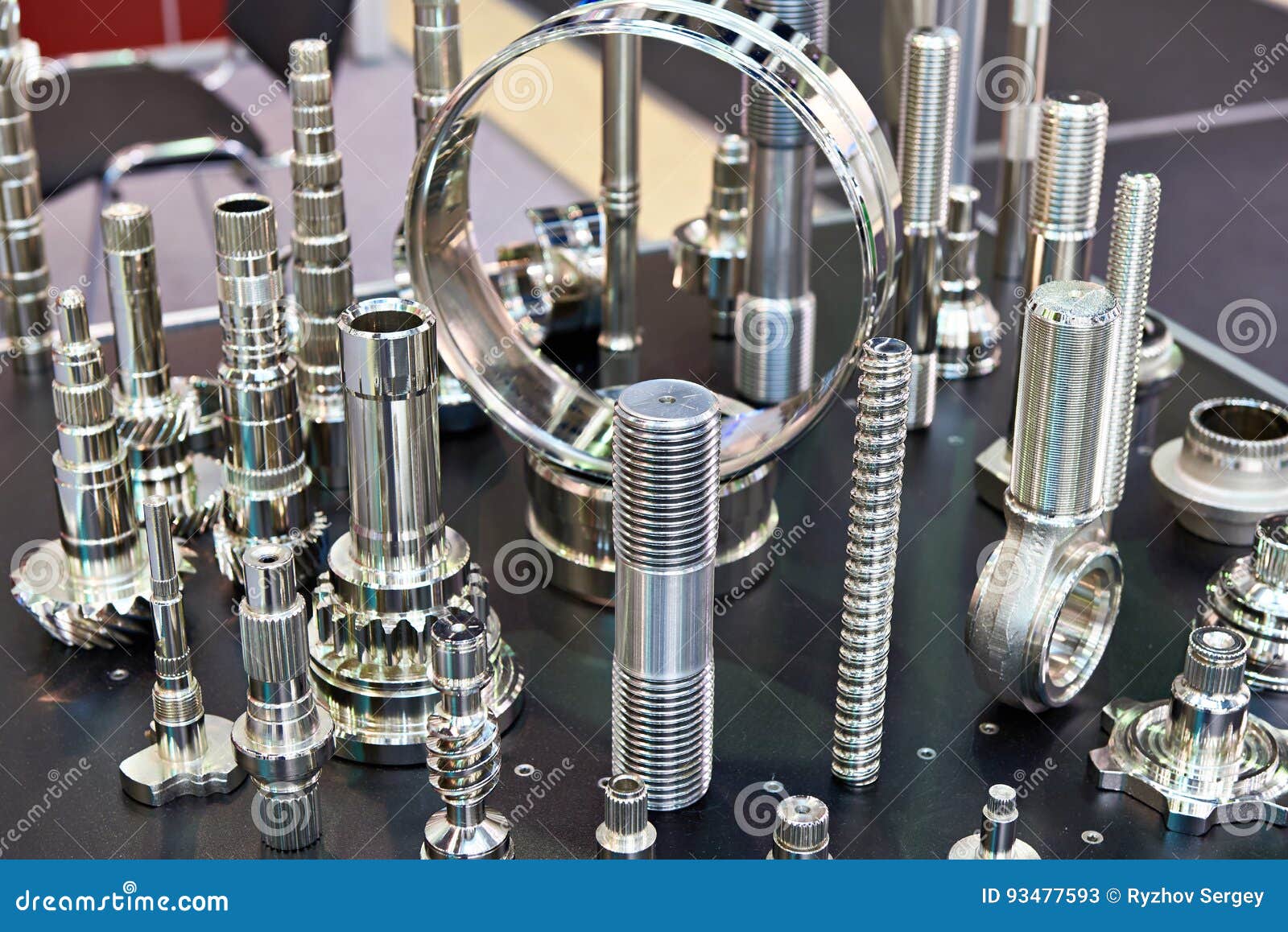 Processed metal parts stock image. Image of iron, piston - 93477593