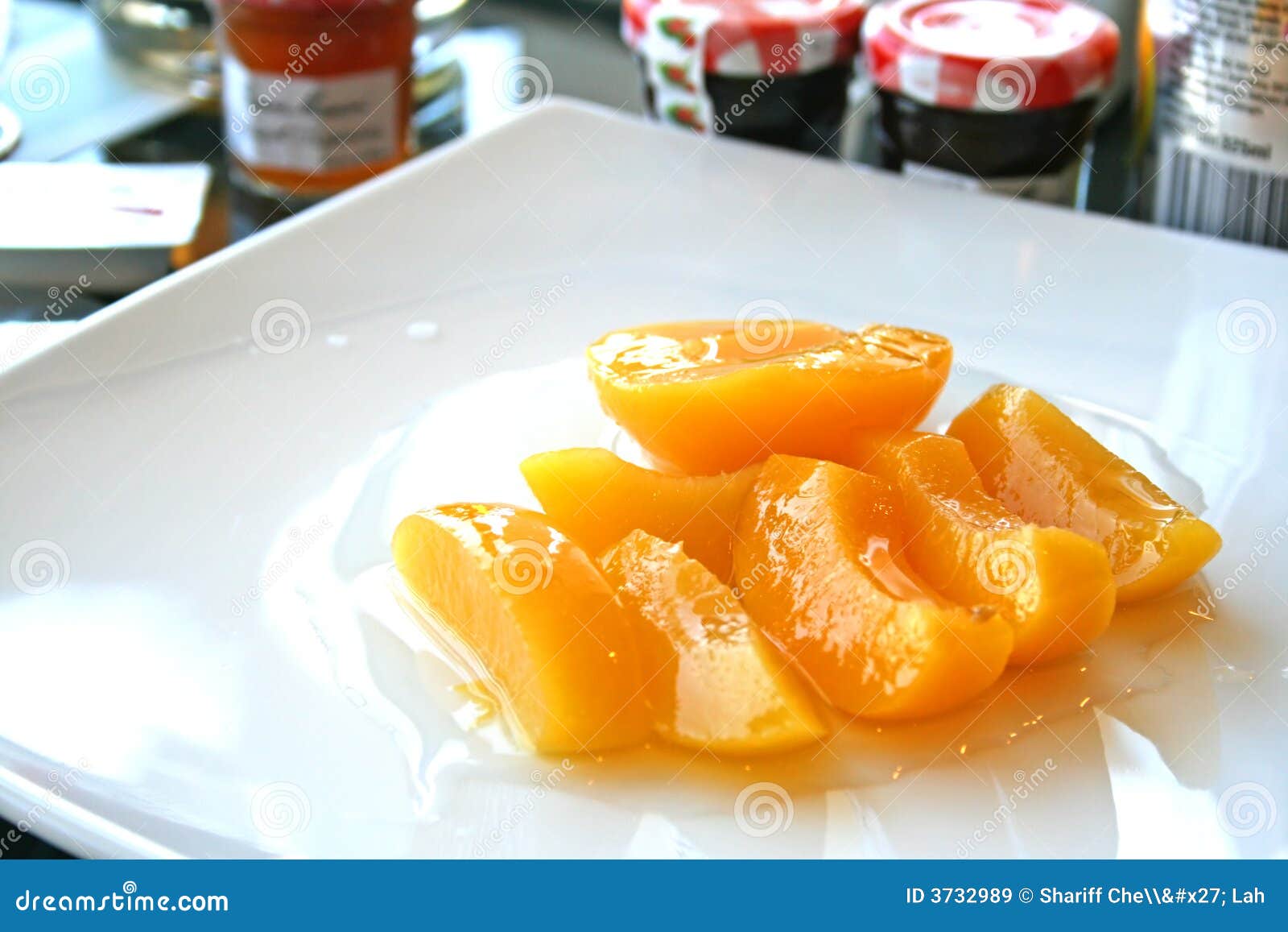 Processed Peaches stock image. Image of peach, delicious - 3732989