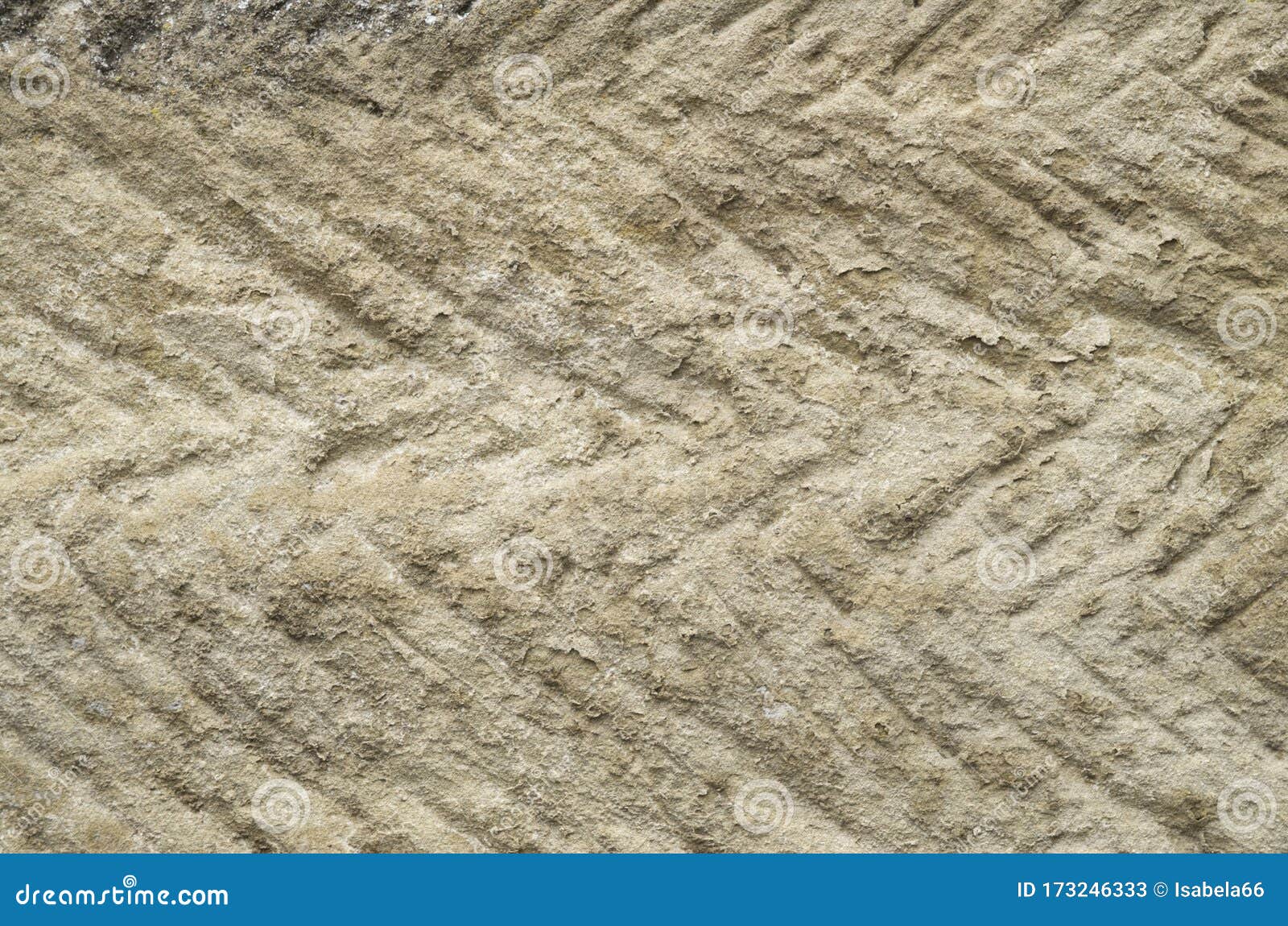 Processed Sandstone with Oblique Parallel Lines Stock Image - Image of ...