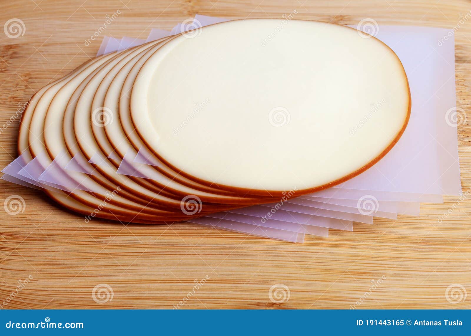Processed Smoked Milk Cheese Stock Image - Image of cutting, slice ...