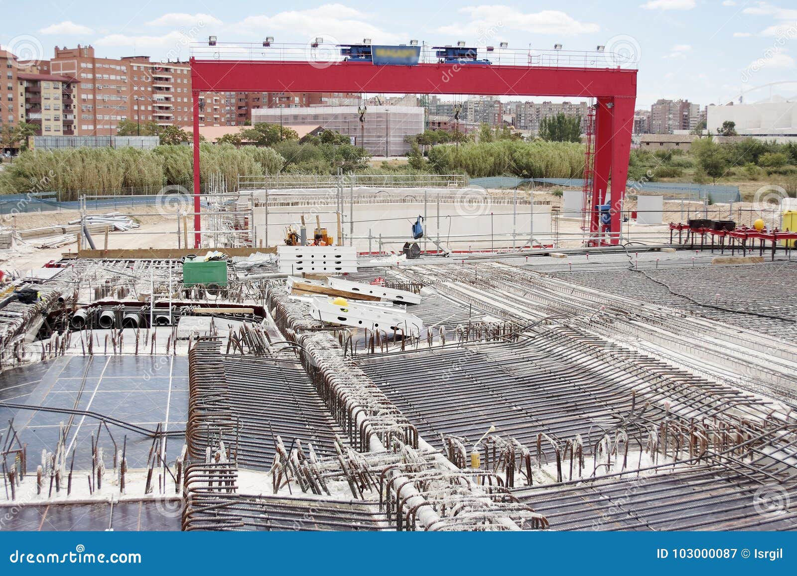 Processes Scene of Civil Engineering Stock Image - Image of builder ...