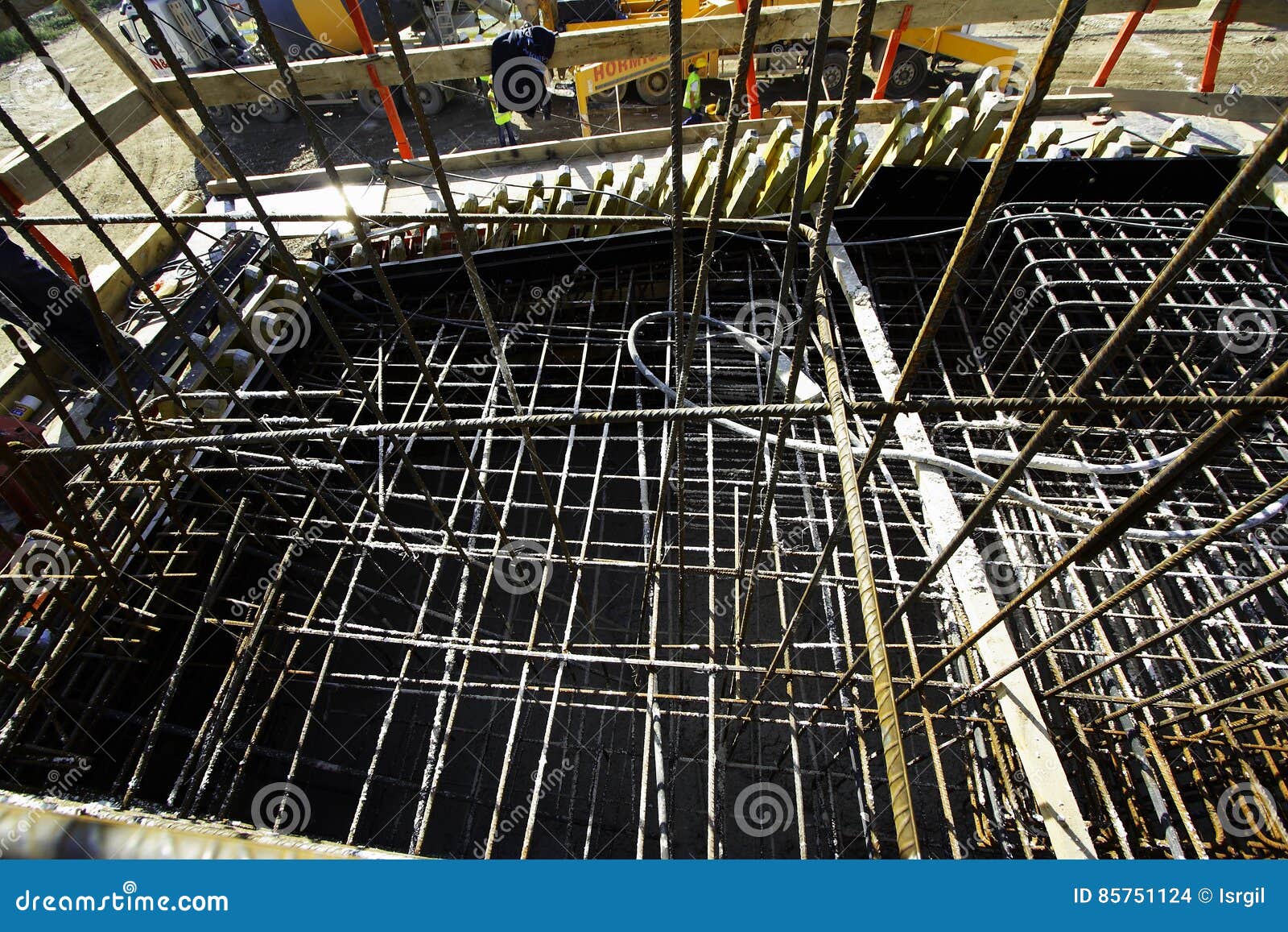 Processes Scene of Civil Engineering Construction Stock Photo - Image ...