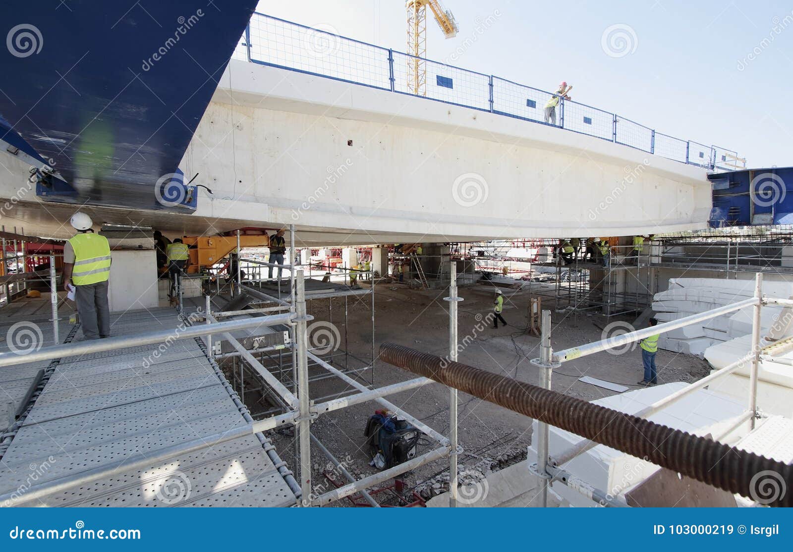 Processes Scene of Civil Engineering Editorial Stock Image - Image of ...