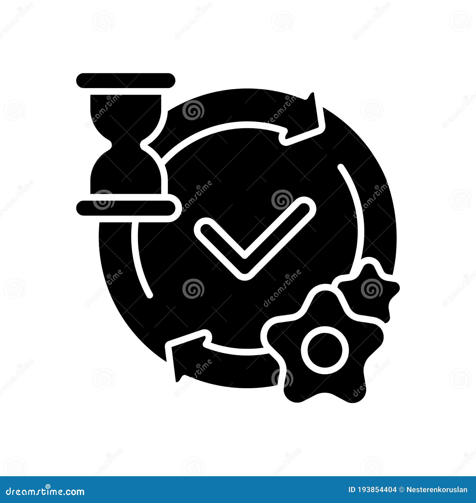 Processing Loading Rounded Icon Web Waiting Logo Symbol Cartoon Vector ...