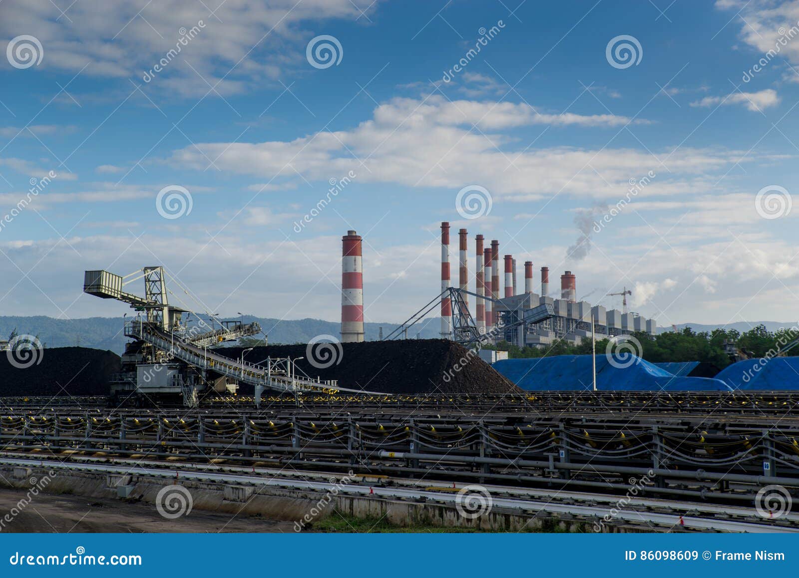 Processing in Coal Mine stock image. Image of pits, mining - 86098609