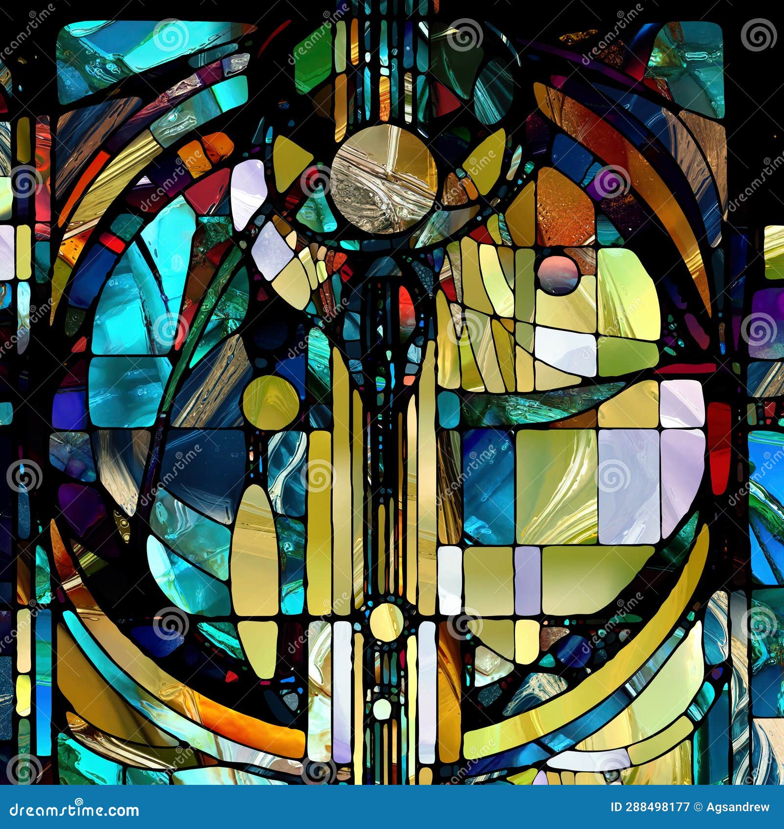 Processing Colorful Glass stock illustration. Illustration of artwork - 288498177