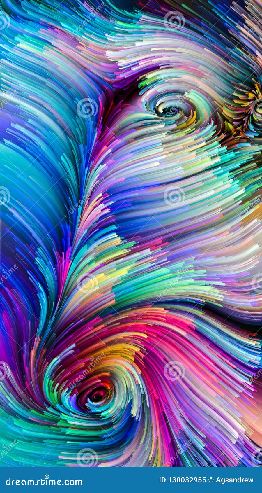 Processing Colorful Paint stock illustration. Illustration of colorful ...