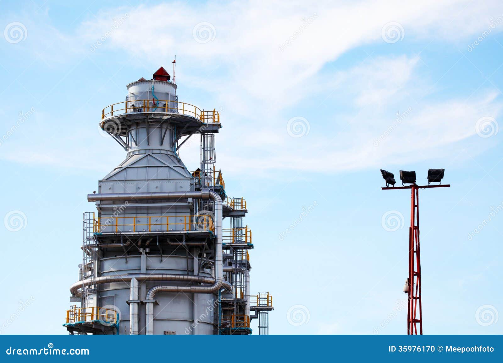 Processing Column For Offshore Platform Stock Image | CartoonDealer.com ...