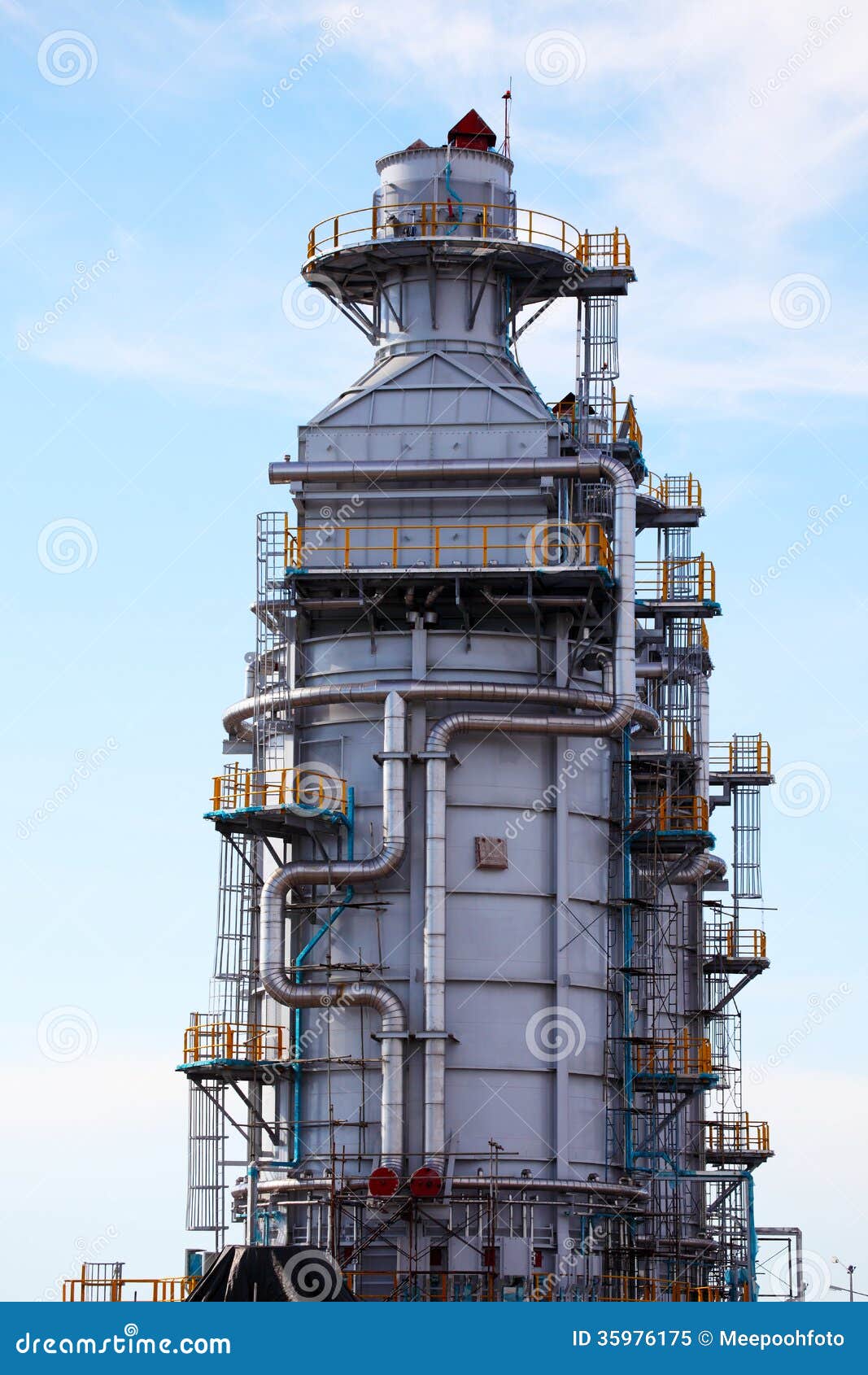 Processing Column For Offshore Platform Stock Image | CartoonDealer.com ...
