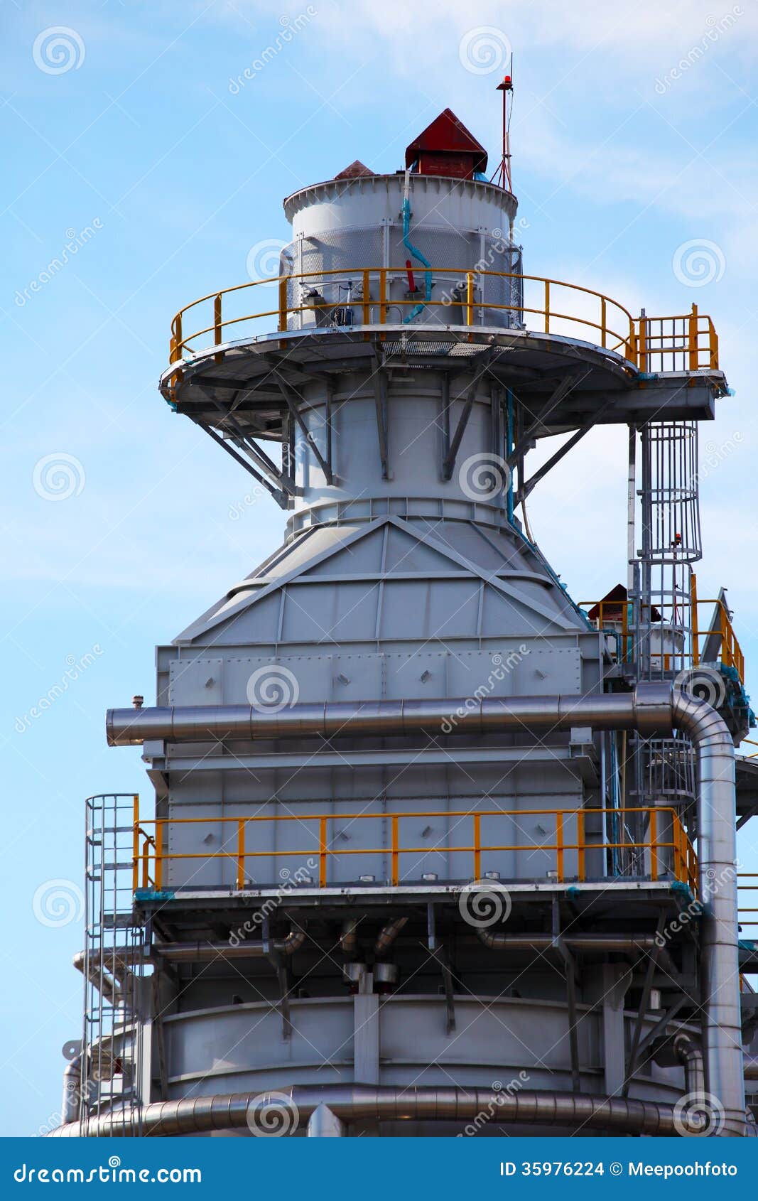 Processing Column For Offshore Platform Stock Image | CartoonDealer.com ...