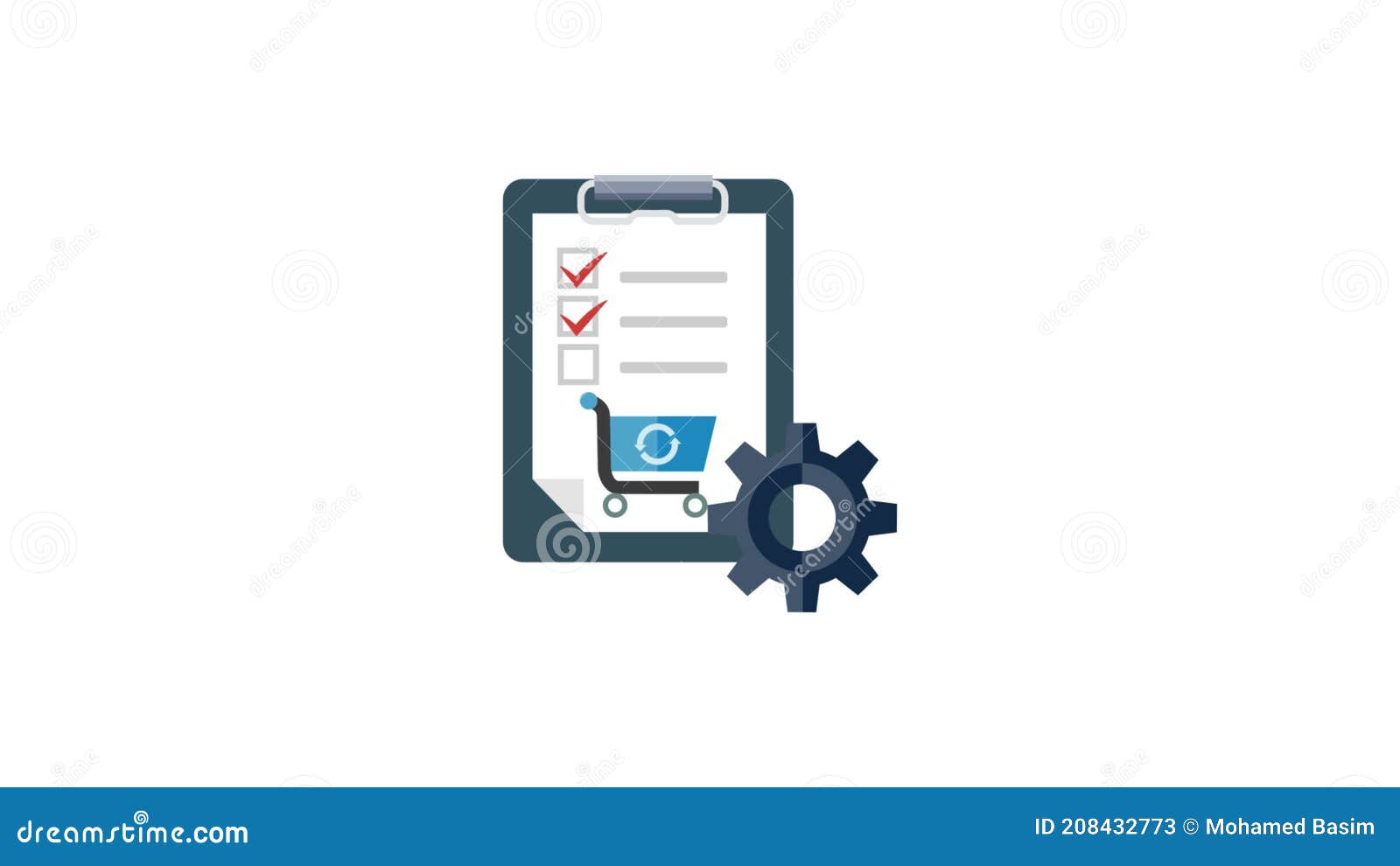 Processing of Customer Orders Icon Animation for Motion Graphics and ...