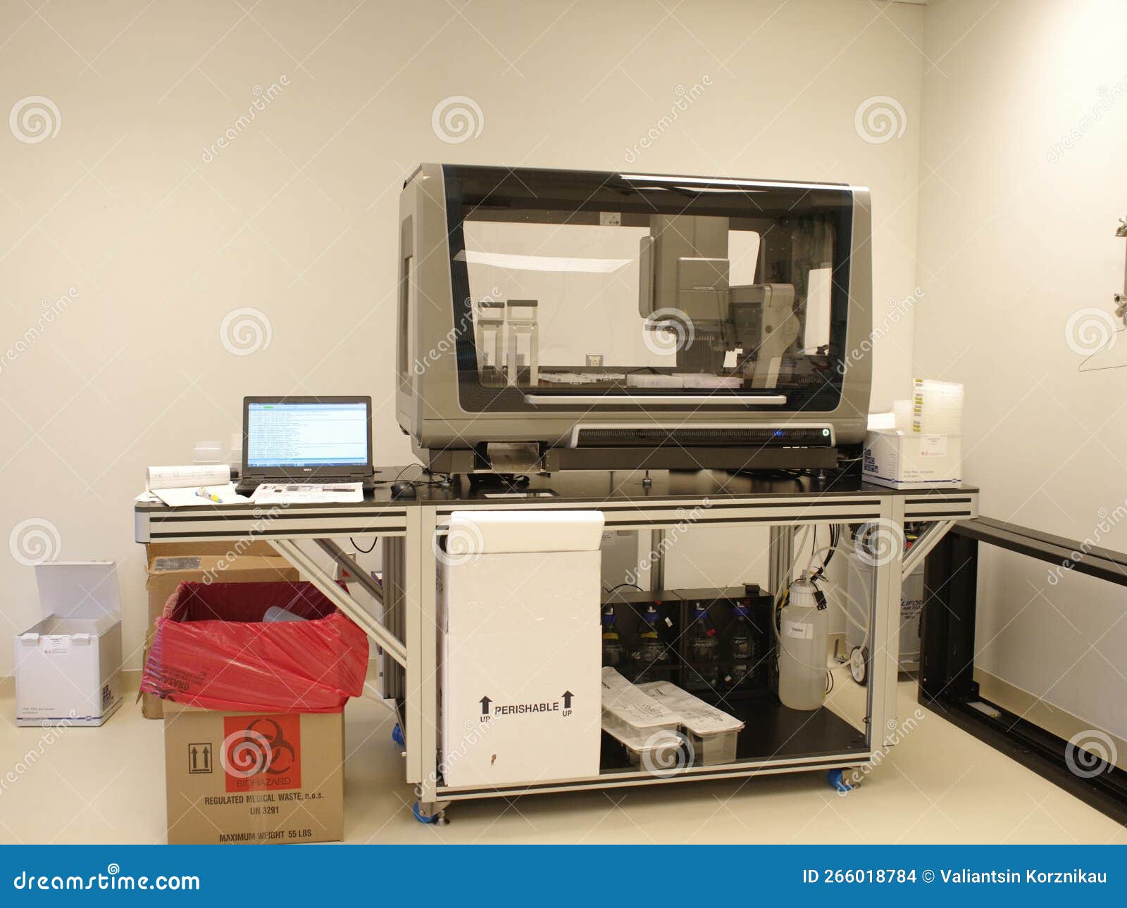 Processing DNA Laboratory Equipment Editorial Stock Image - Image of ...