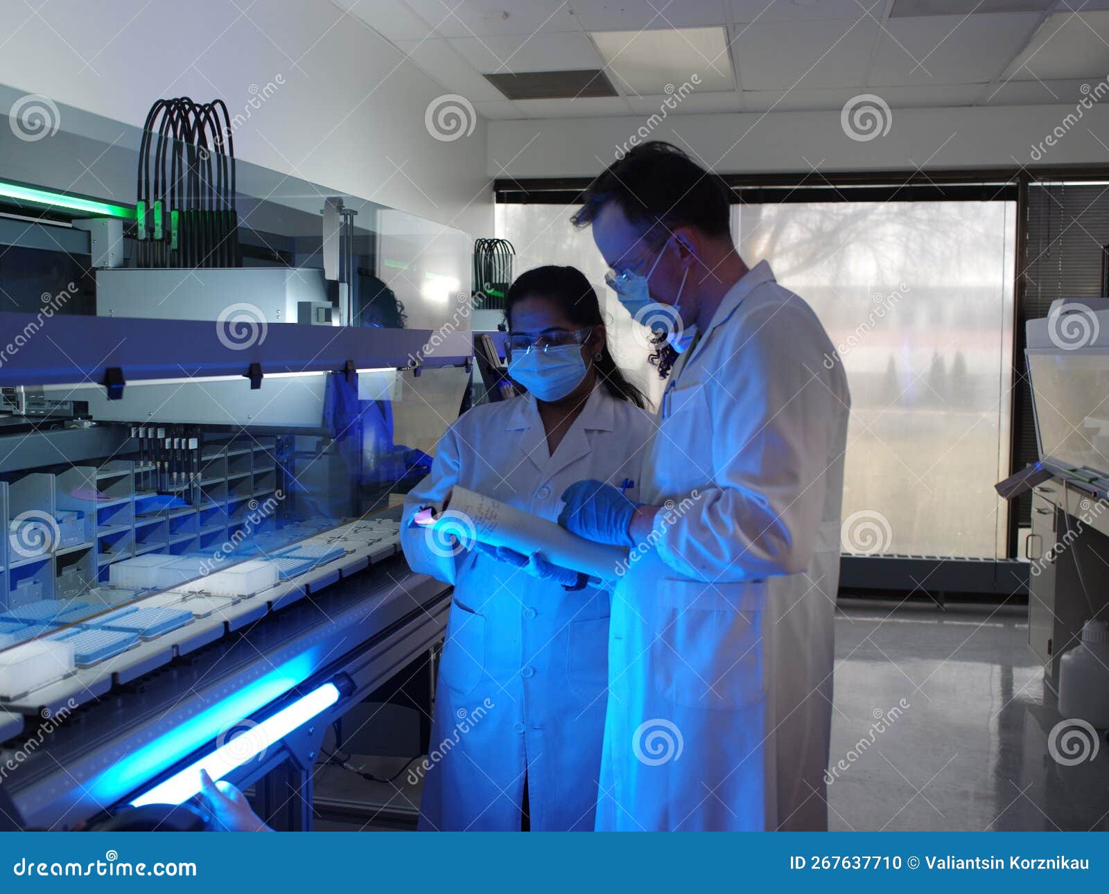 Processing DNA Laboratory Equipment Editorial Image - Image of testing ...