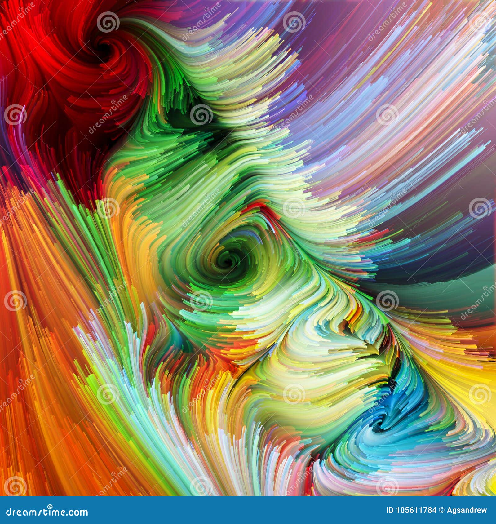 Processing Liquid Color stock illustration. Illustration of background ...