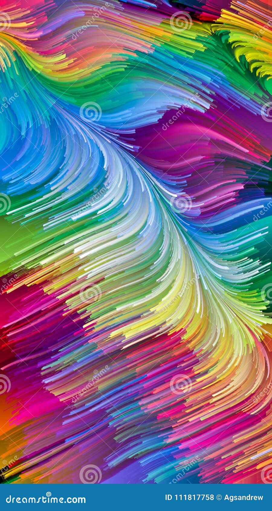 Processing Liquid Color stock illustration. Illustration of flow ...