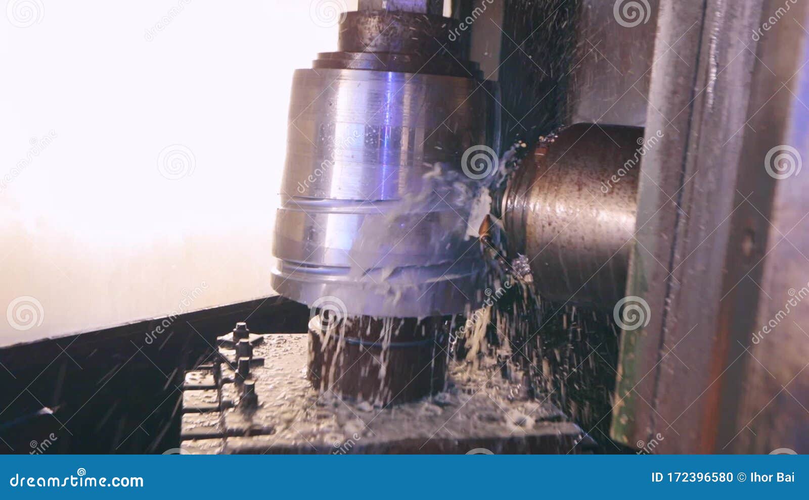 Processing a Metal Part, Creating an Integral Metal Part in a Machine ...