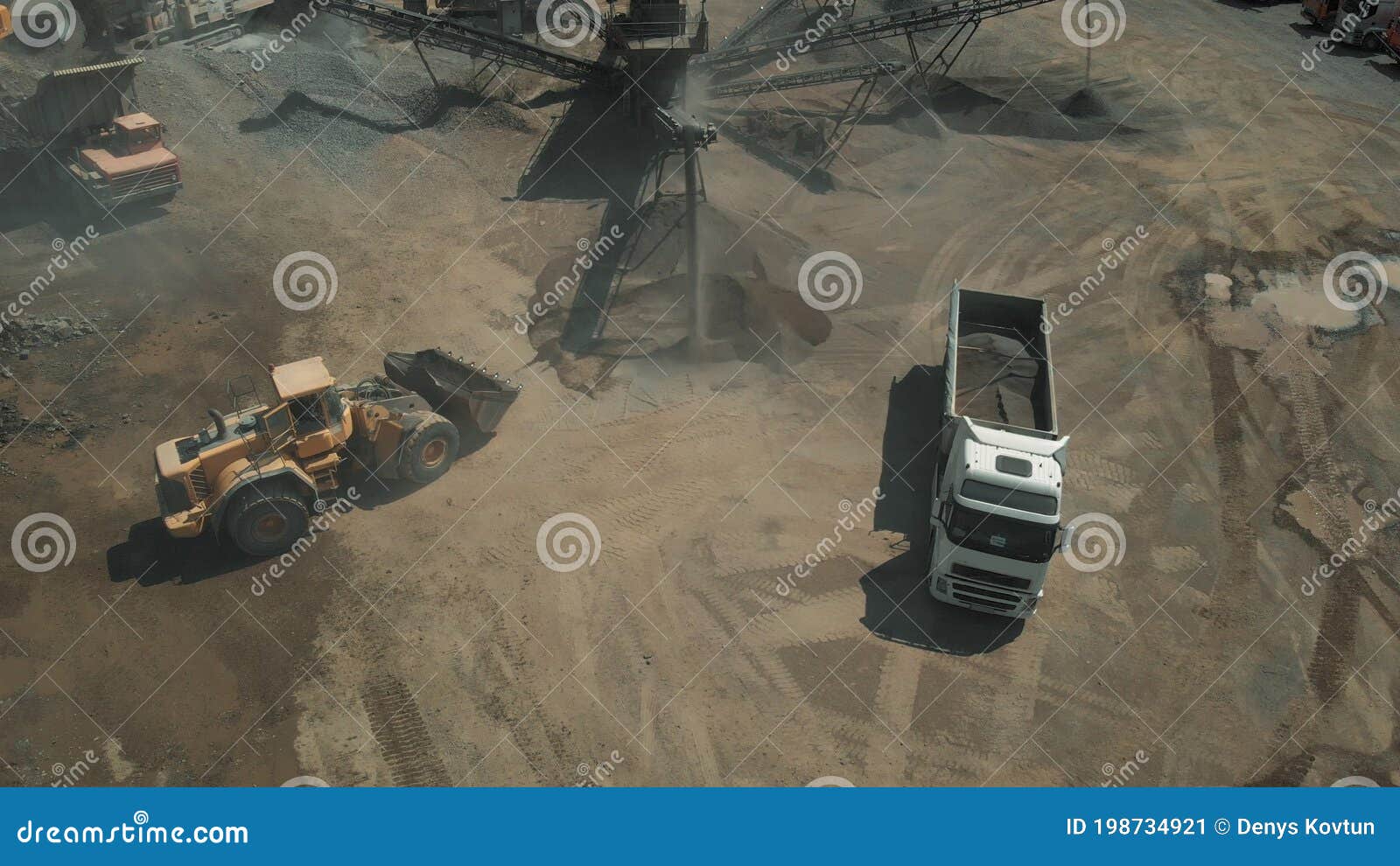 Processing of Mining Natural Resources. Stock Image - Image of career ...