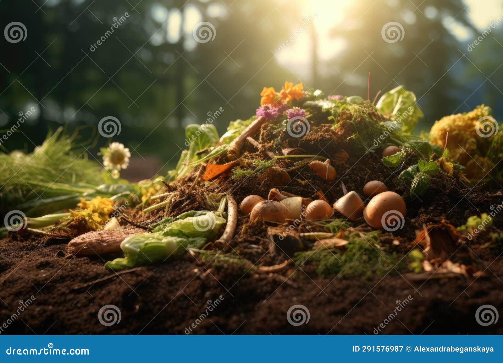 Composting Boxes Isometric Flowchart Vector Illustration ...