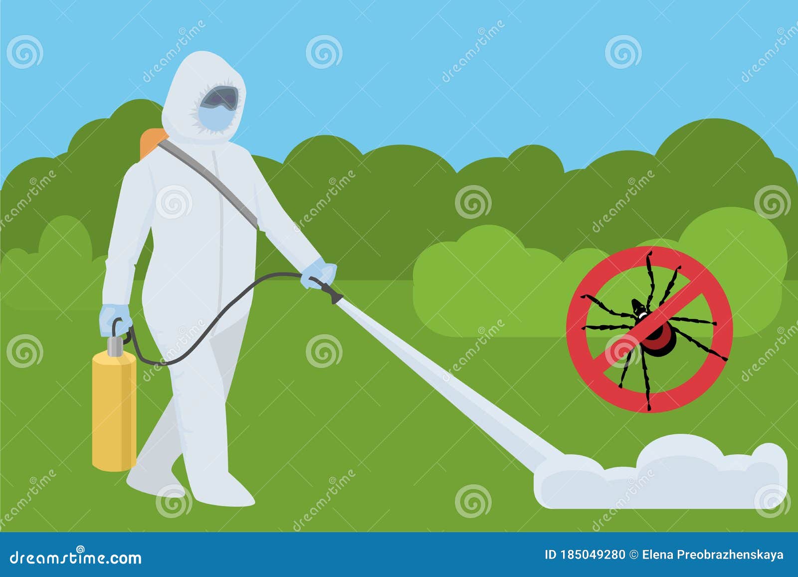 Processing, Pest Control of Parks and Recreation Areas from Ticks ...