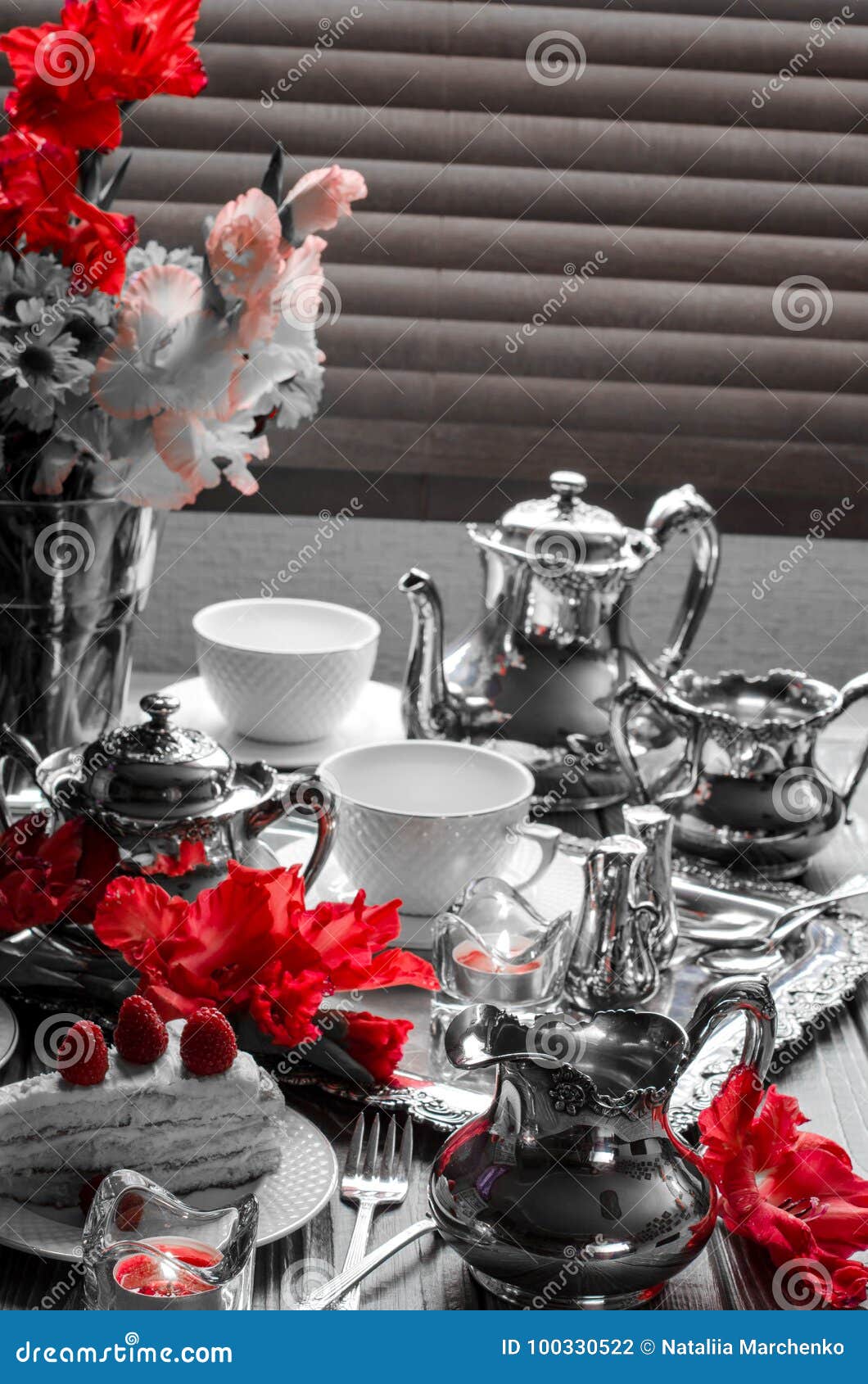 Processing Photos with Selective Color - Red Stock Photo - Image of ...