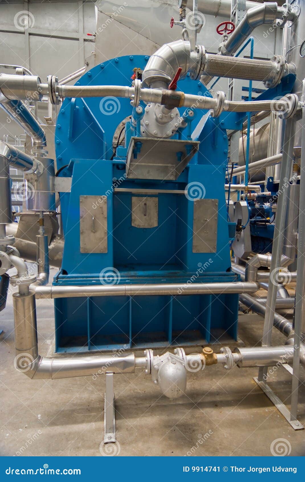 Processing plant stock image. Image of industrial, tank - 9914741