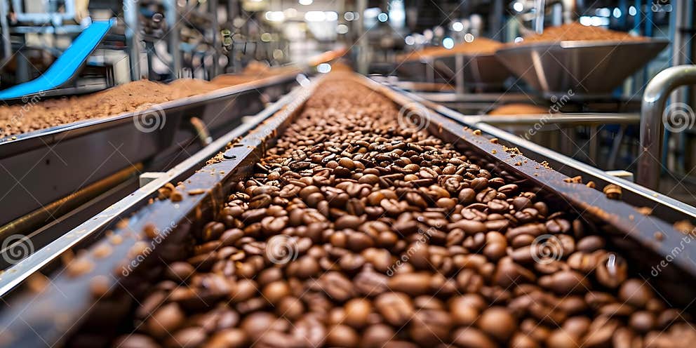 Processing and Sorting of Coffee Beans in a Production Facility ...