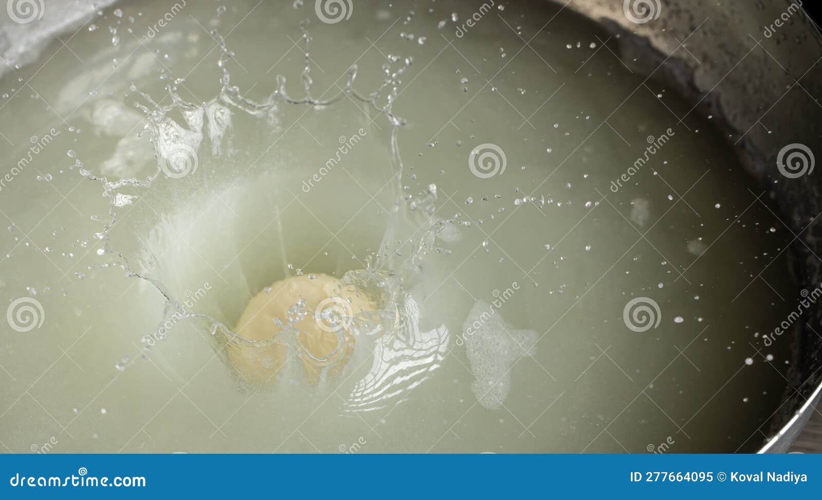 The Processing Traditional Italian Mozzarella, Cheesemaker, Showing ...