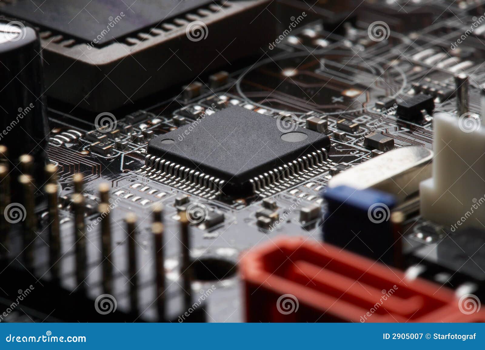 Processing unit stock image. Image of technical, board - 2905007