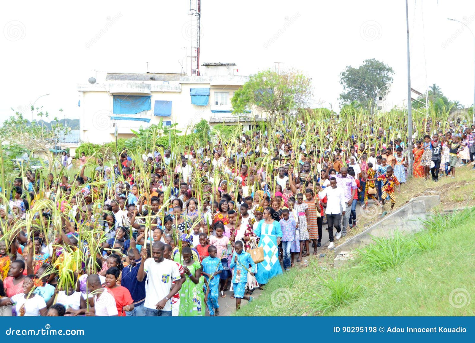 Procession with the Branches Editorial Stock Photo - Image of ...