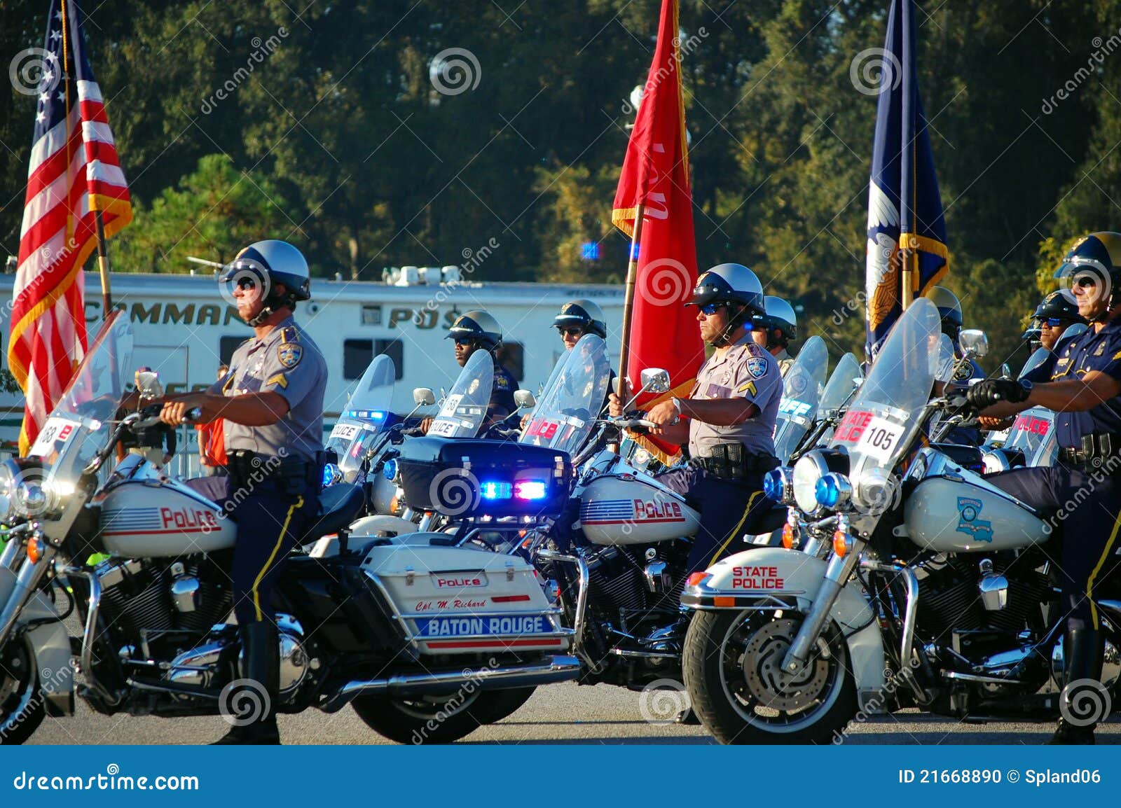 Procession of Motorcycles Beginning Ceremony Editorial Image - Image of ...