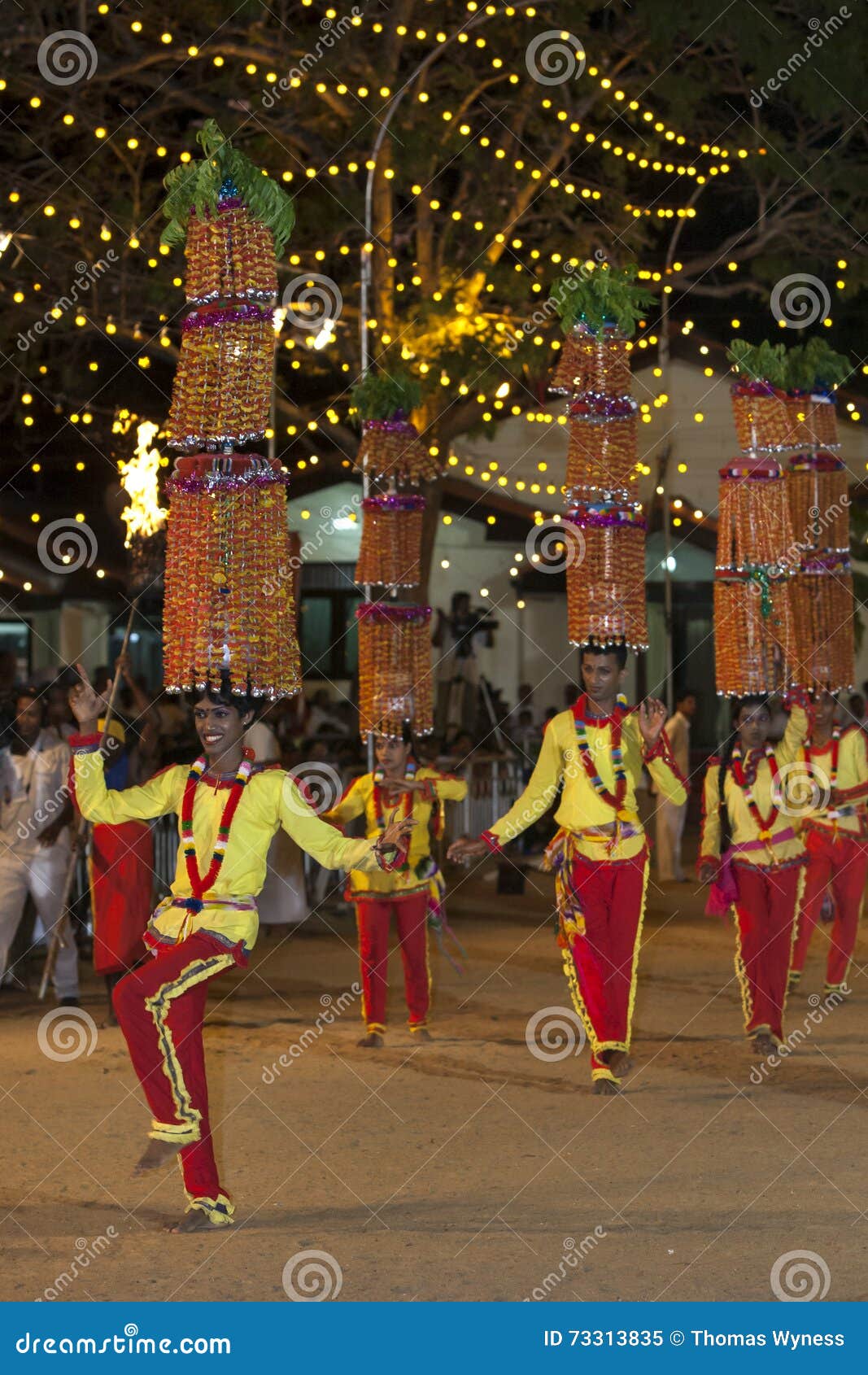 The Procession of the Natha Devala Perform at the Kataragama Festival ...