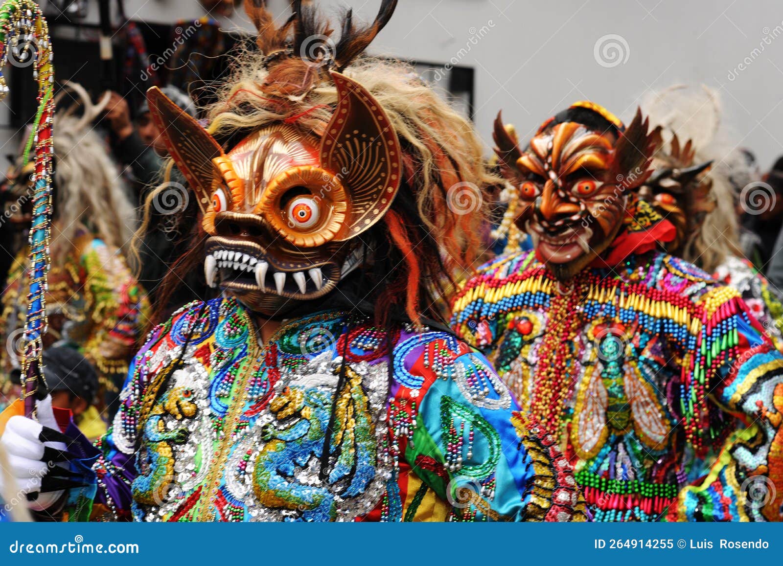 PAUCARTAMBO PERU Demons and Devils Called SAGRAS Editorial Image ...