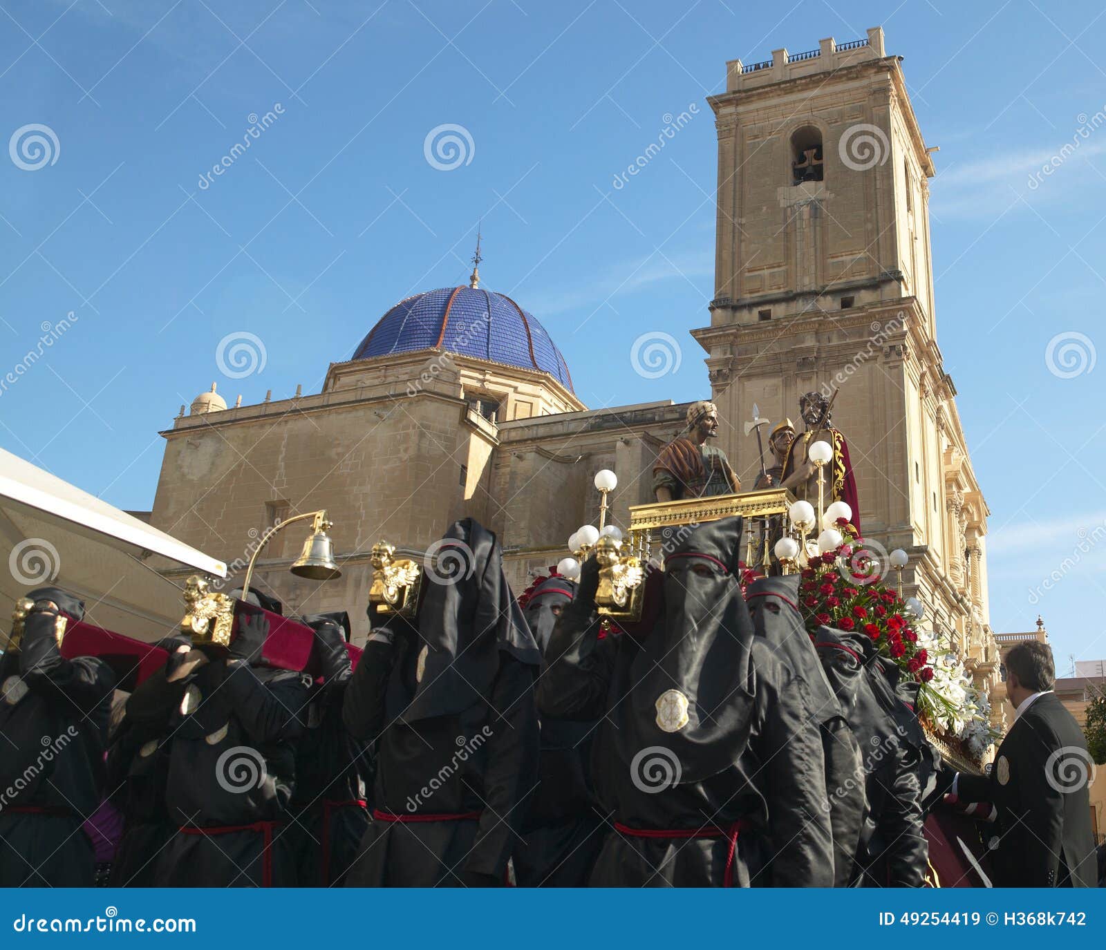 Processione Di Pasqua a Elche, Alicante, Valencia Spain Immagine Stock ...