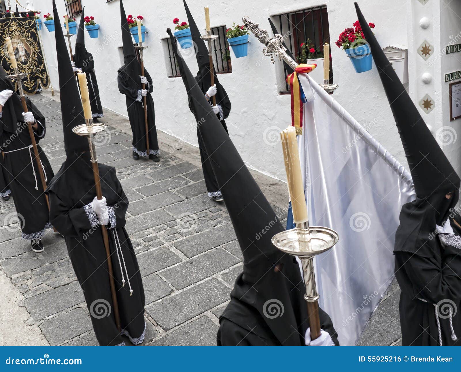 Processione Di Pasqua a Mijas Spagna Fotografia Editoriale - Immagine ...