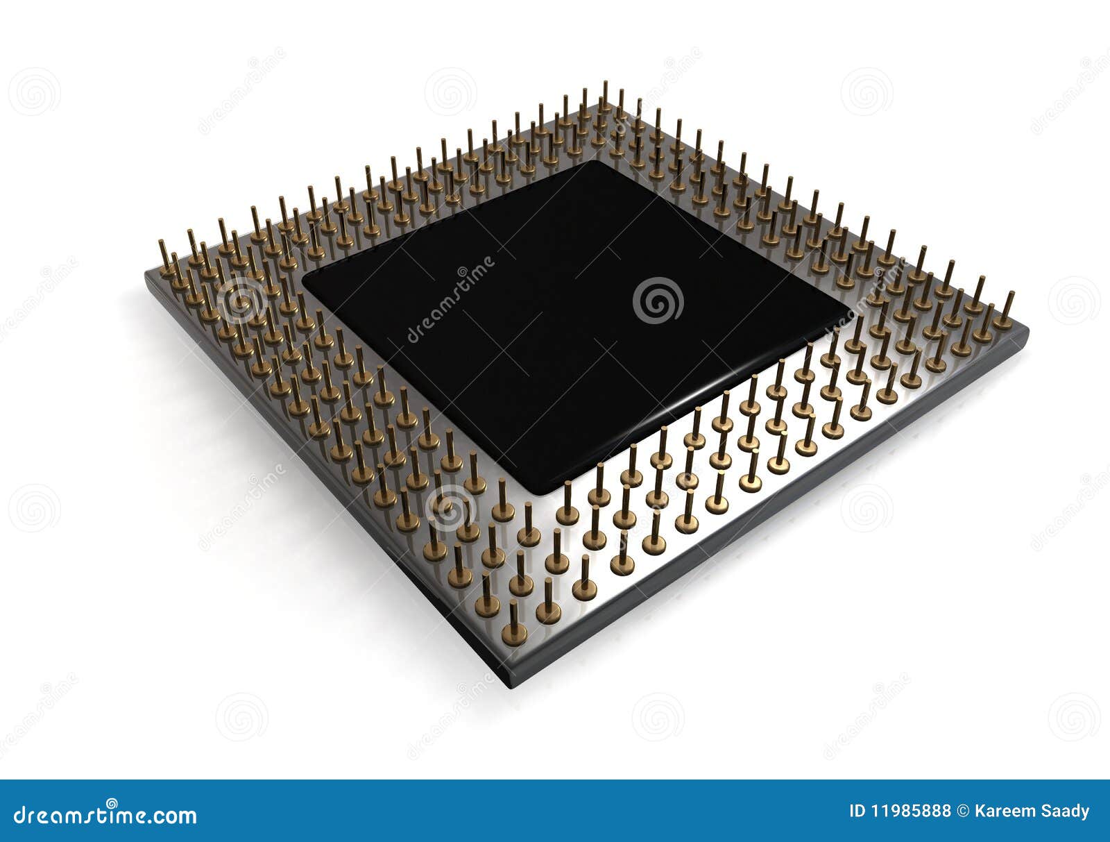 Processor stock illustration. Illustration of graph, electricity - 11985888