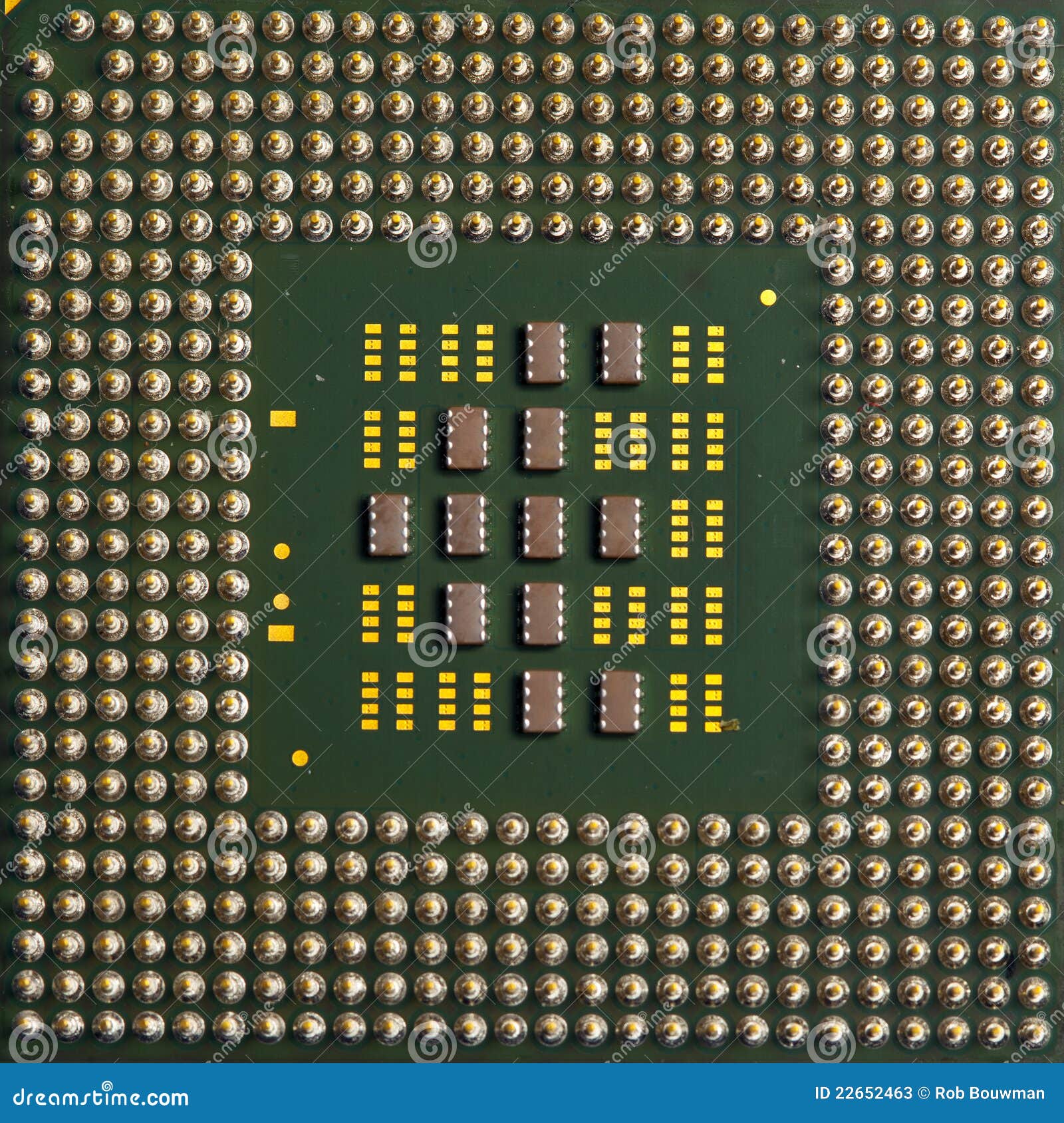 Processor stock image. Image of computer, mainboard, resistor - 22652463
