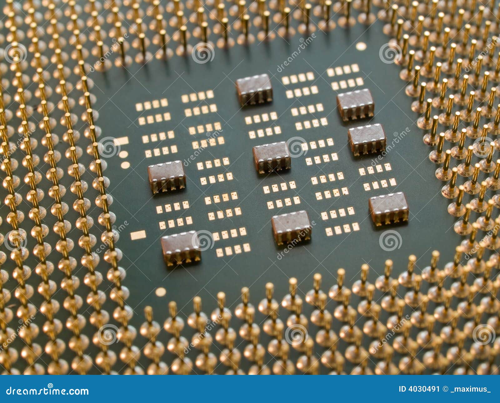 Processor stock image. Image of circuit, close, backgrounds - 4030491