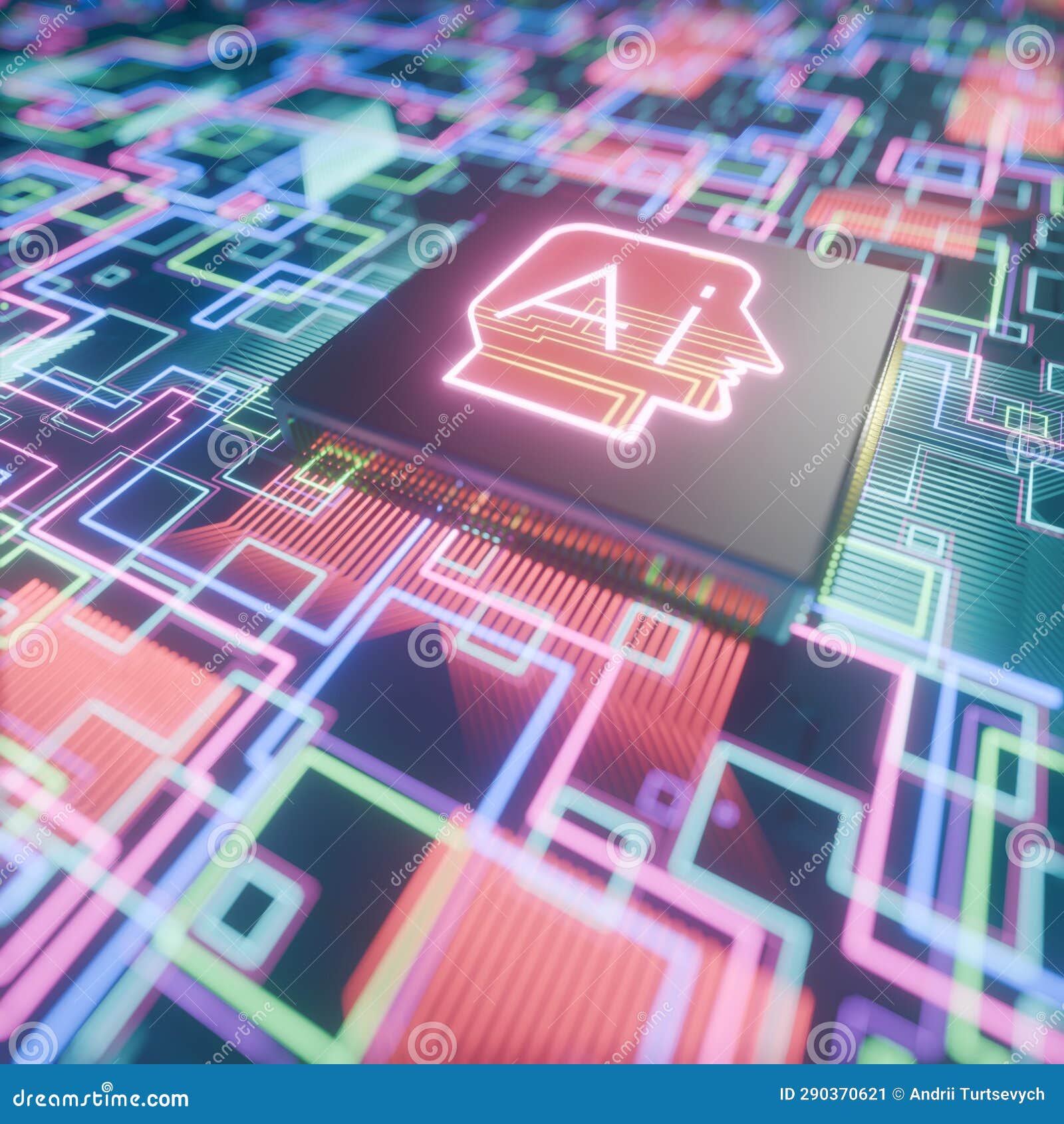 Processor with Artificial Intelligence on a Circuit Board with Data ...