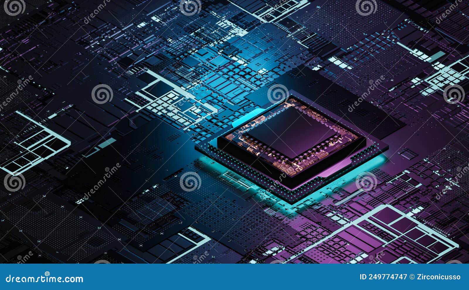 Chip, Smart Farming Icon. Simple Color With Outline Vector Elements Of ...