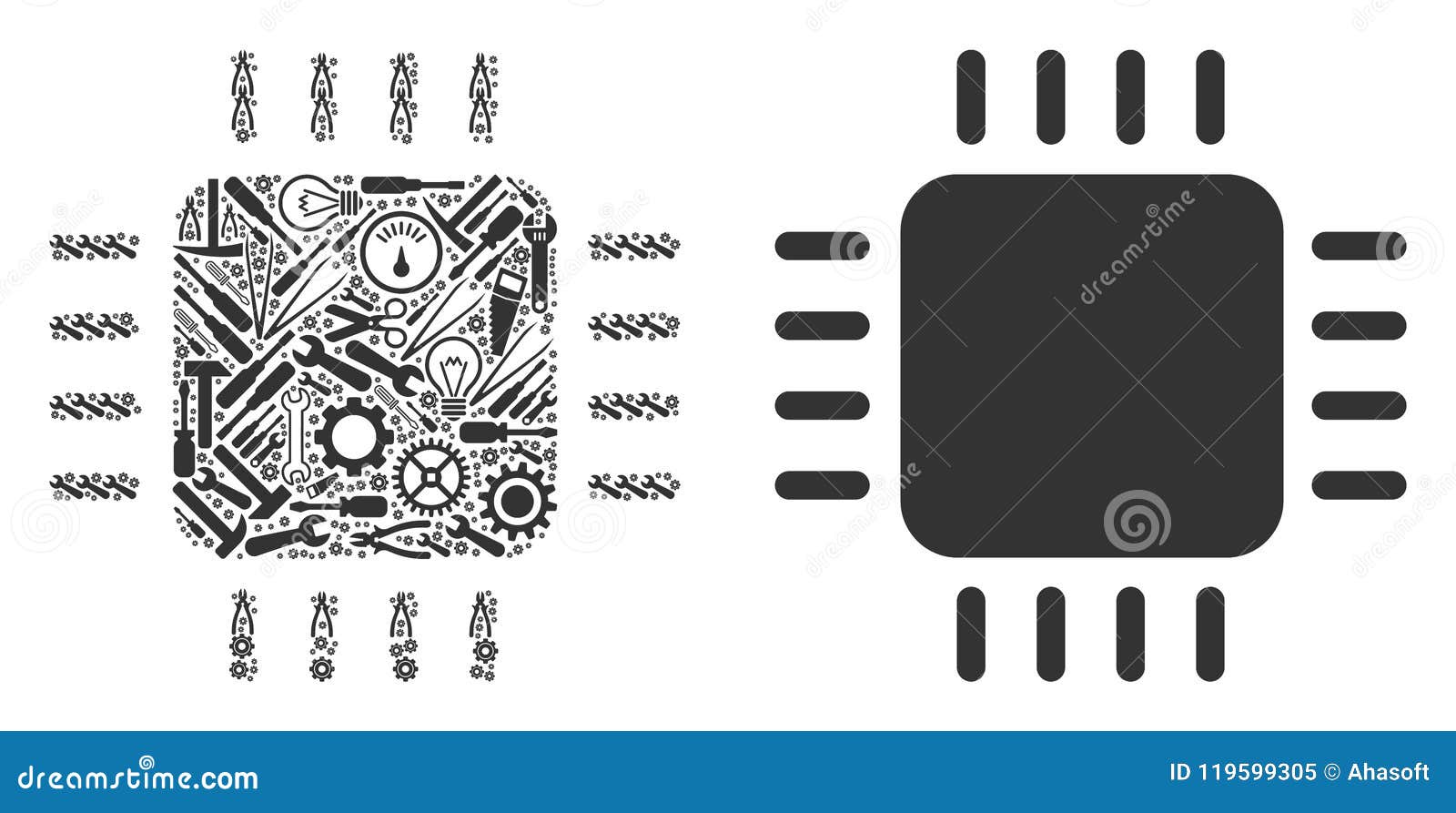 Processor Collage Stock Illustrations – 774 Processor Collage Stock ...