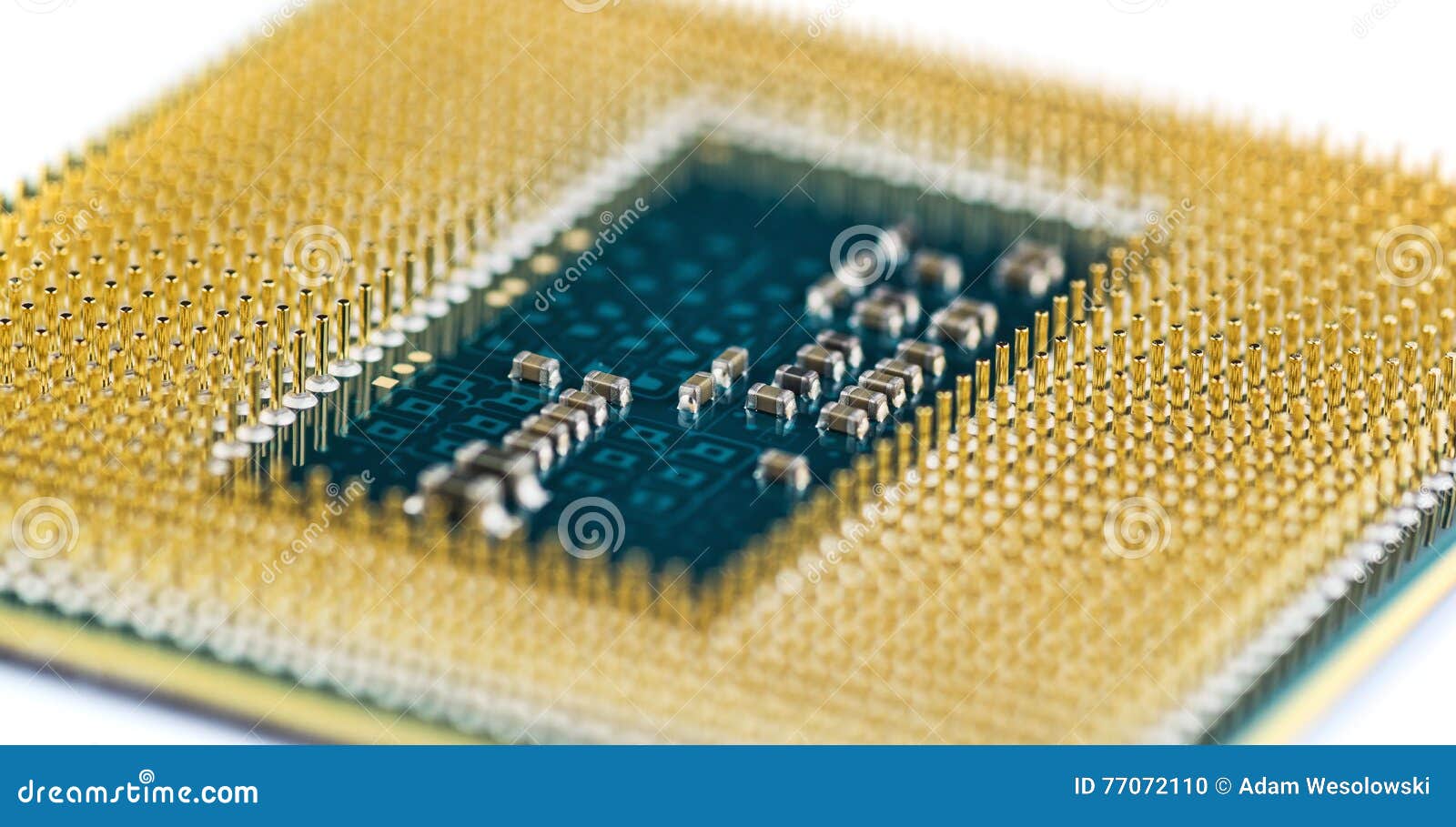 Processor CPU for Computer, Smartphone or Tablet Stock Photo - Image of ...