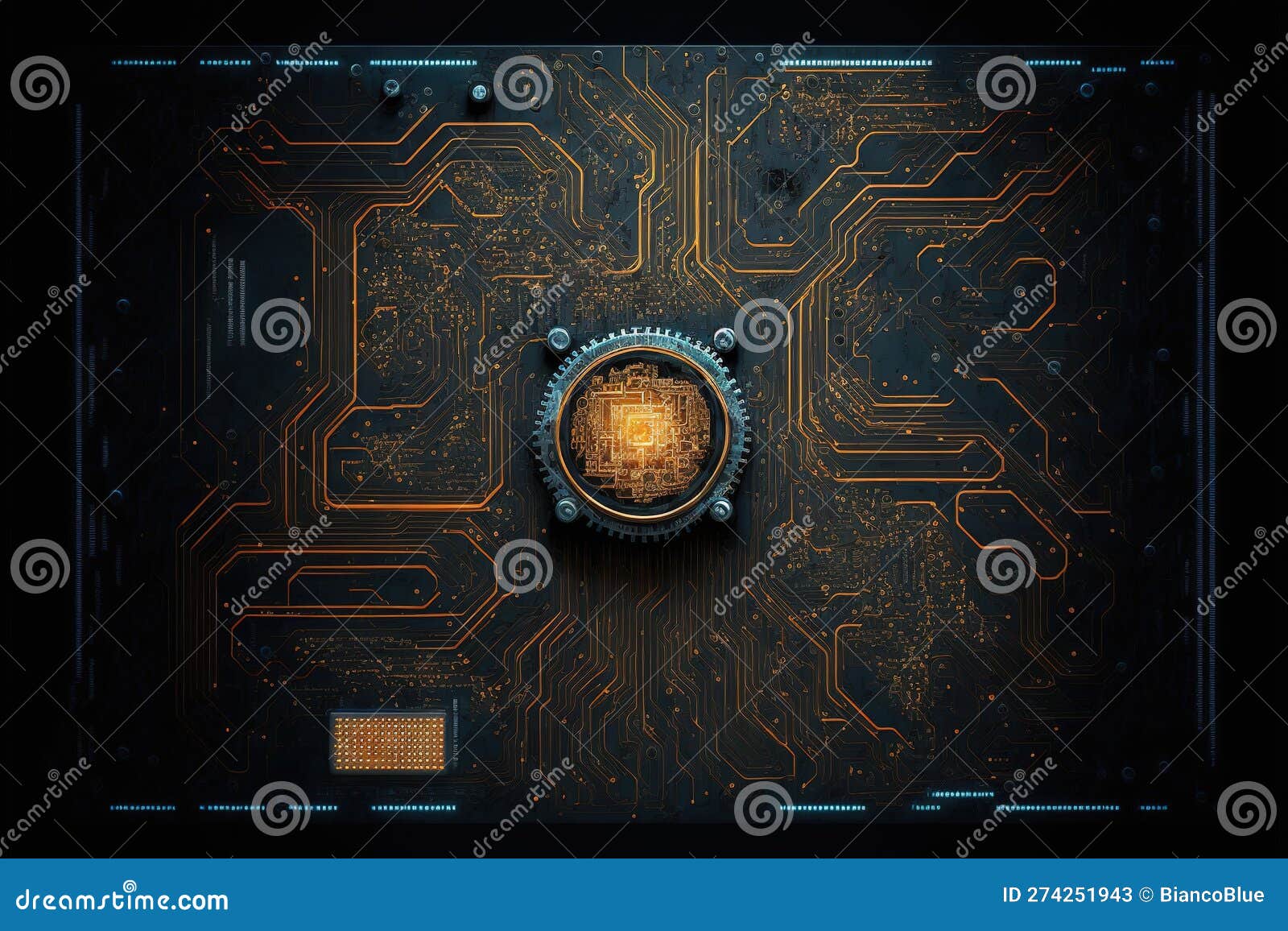 Advance Computer Service Technology Vector Logo Design Stock ...