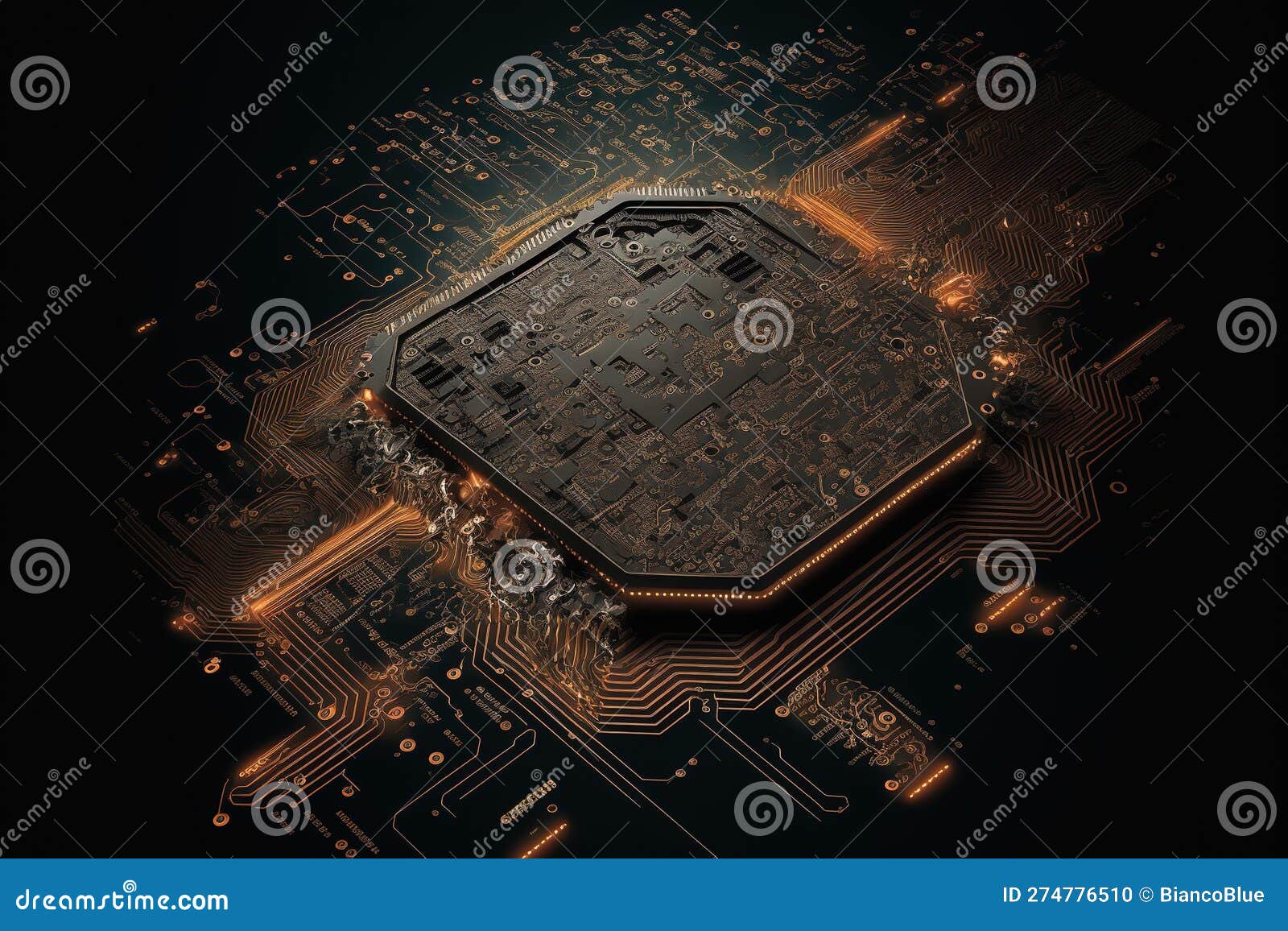 Advance Computer Service Technology Vector Logo Design Stock ...