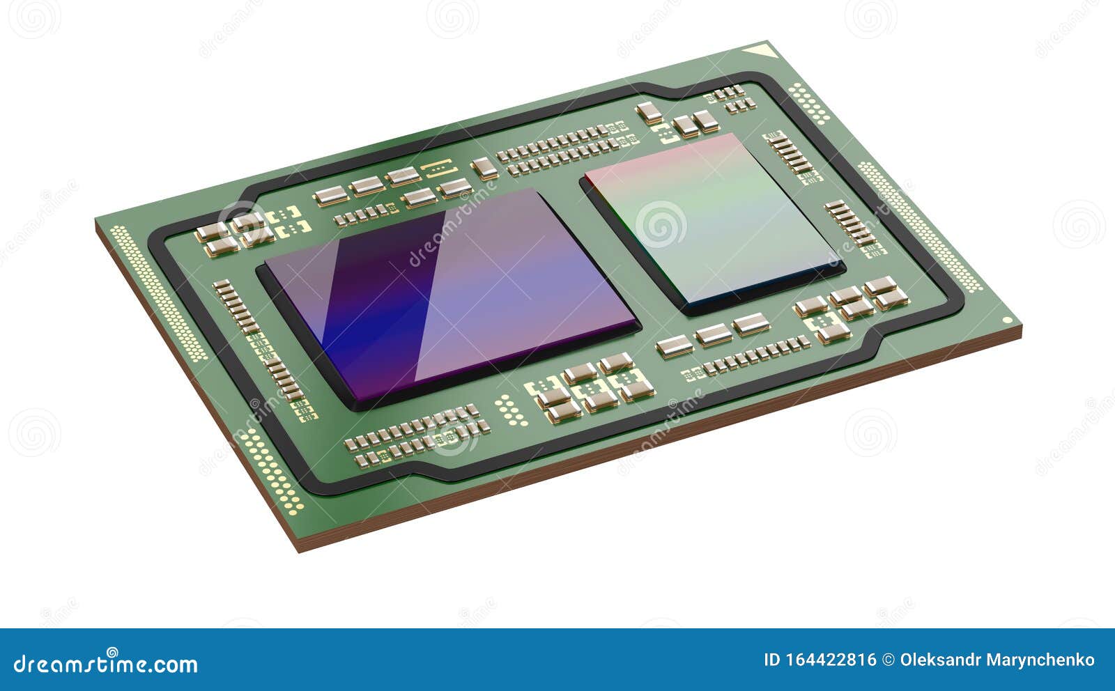 Processor Green Board Isolated On A White Background. Motherboard Chip ... Processor Green Board Isolated On A White Background. Motherboard Chip ...