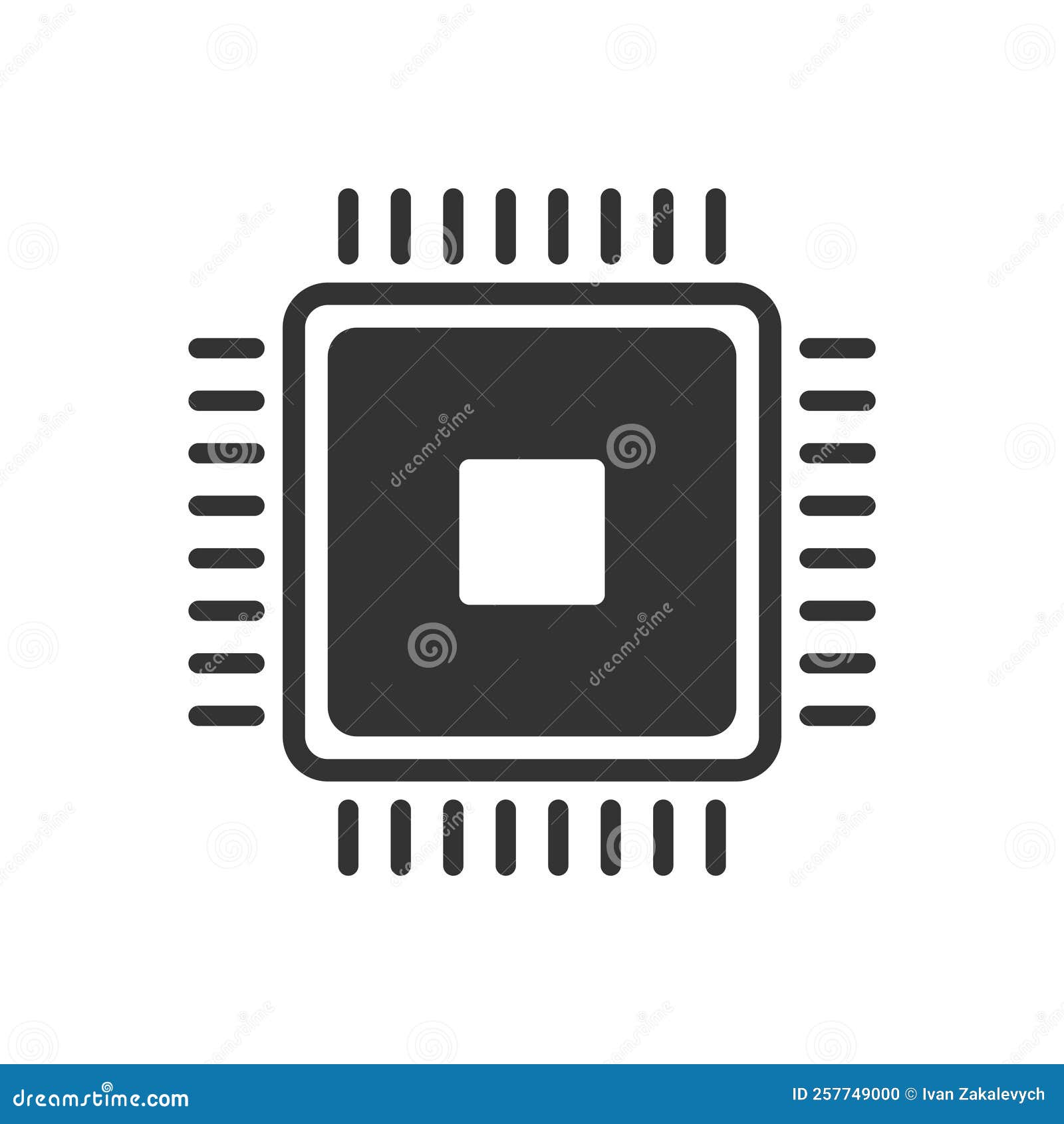 Processor Icon. Microchip Symbol. Sign Cpu Vector Stock Vector ... Processor Icon. Microchip Symbol. Sign Cpu Vector Stock Vector ...